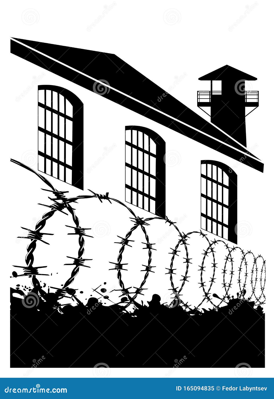 Prison Vector Icons Set Stock Photo | CartoonDealer.com #48135804