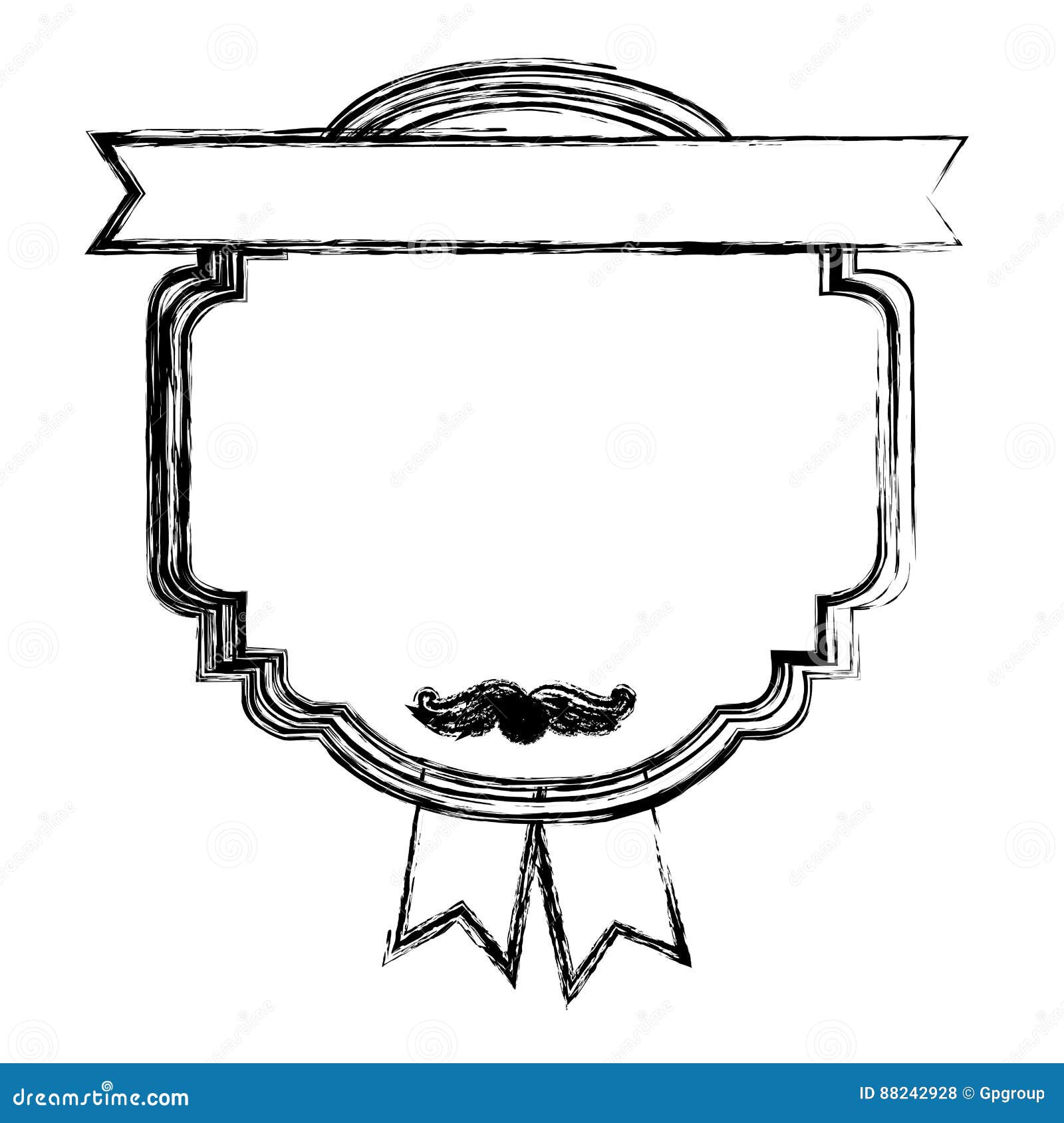 Square Ribbon Tornado Concept Design. Symbol Graphic Template Element ...