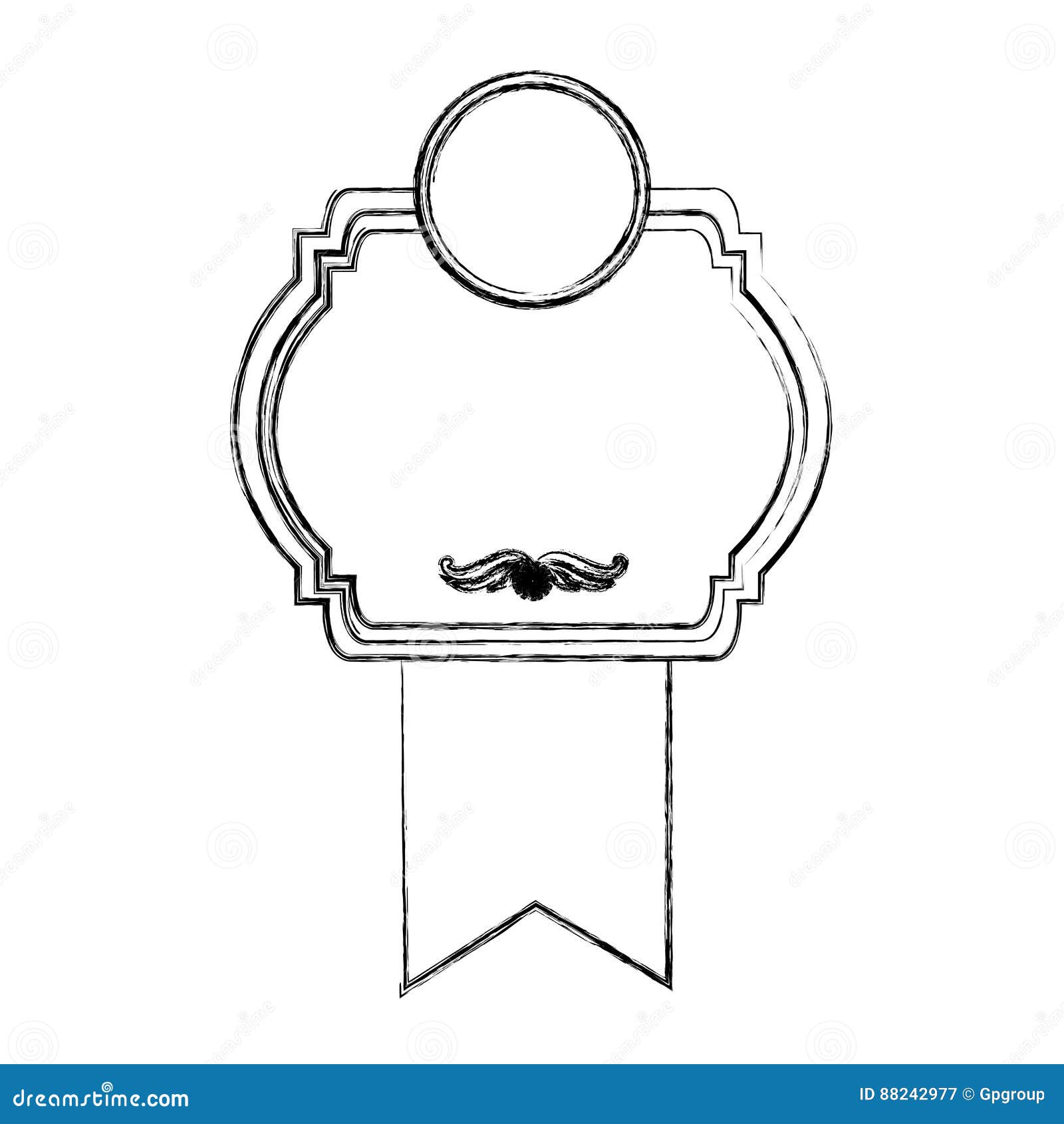 Square Ribbon Tornado Concept Design. Symbol Graphic Template Element ...