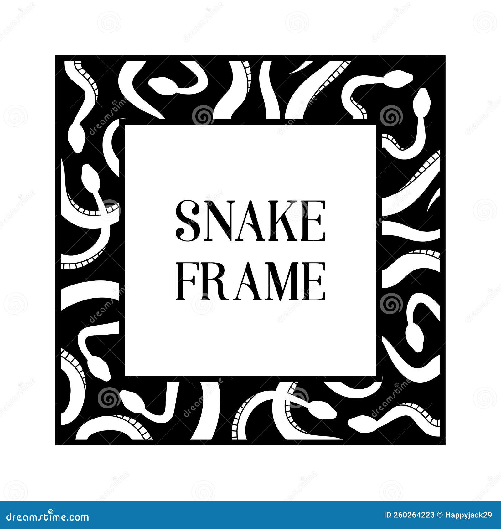 Rectangular Decorative Frame Vector Illustration | CartoonDealer.com ...