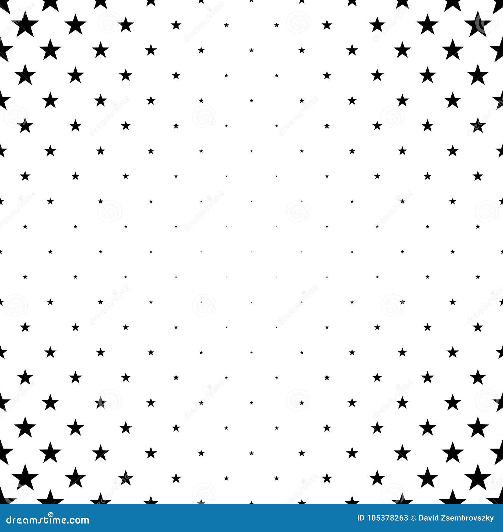 Monochrome Star Pattern - Abstract Vector Background Illustration from Geometric Shapes Stock ...