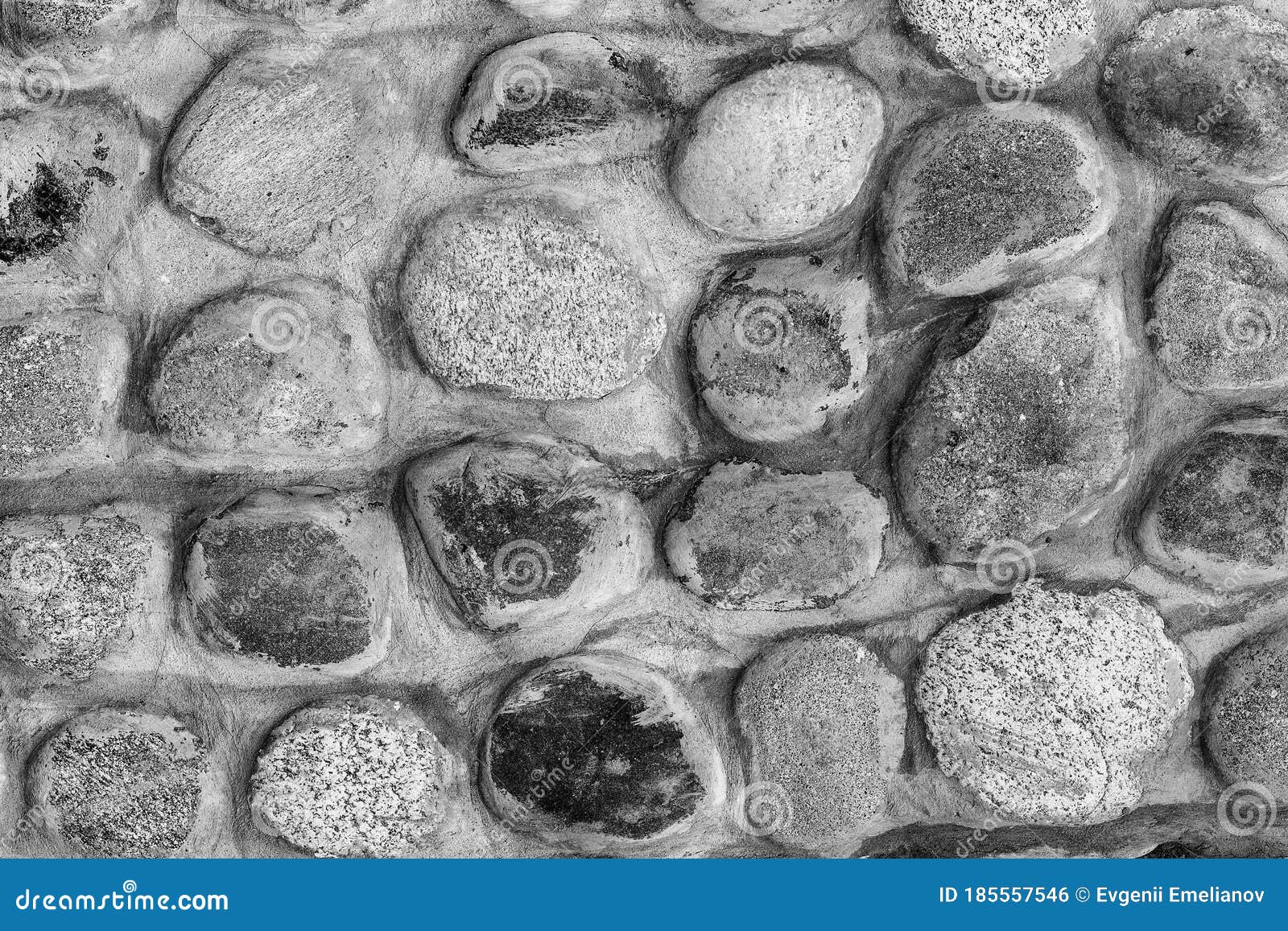Monochrome Stone Wall Texture Stock Photo - Image of granite, design ...