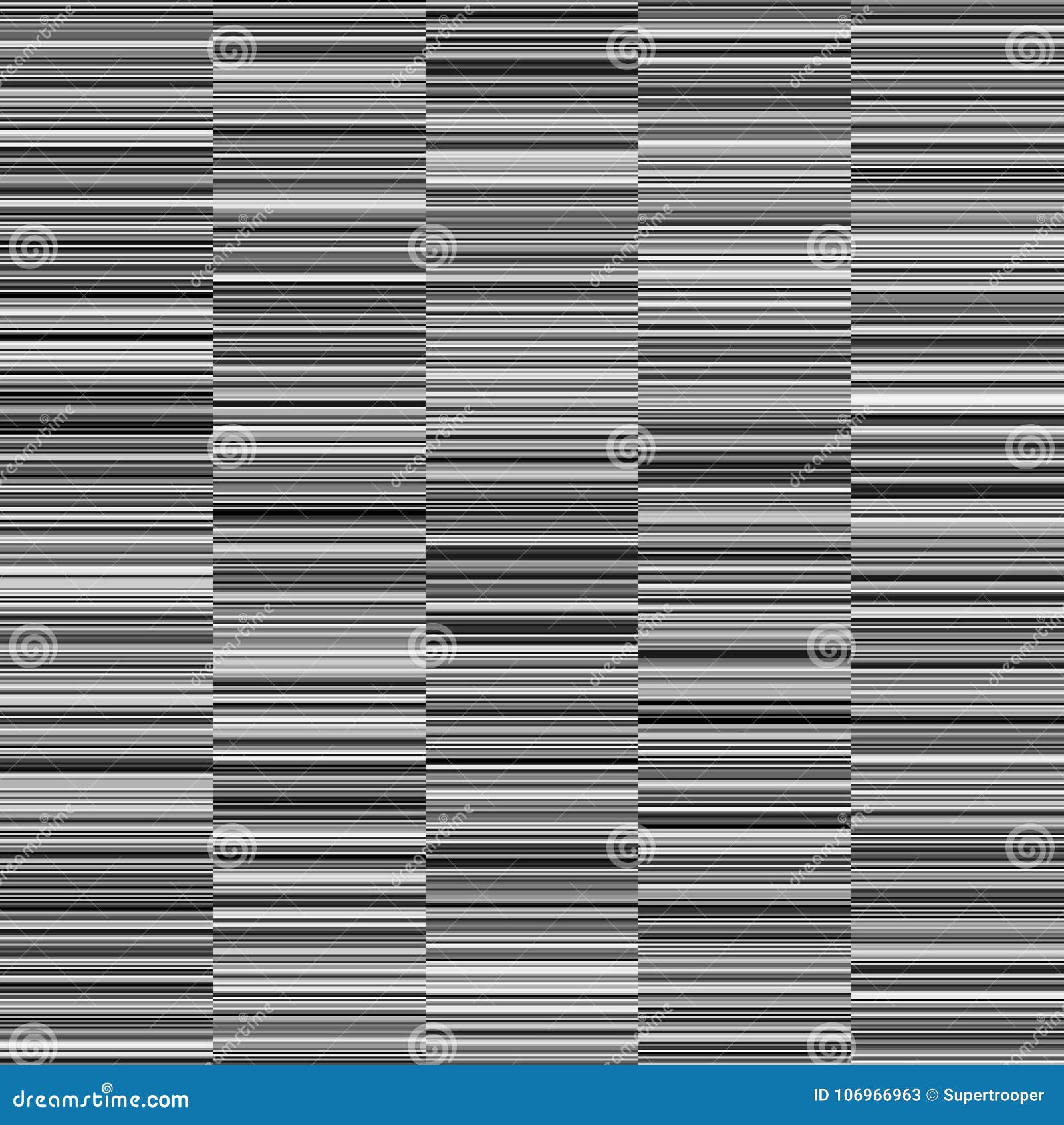 Monochrome Straight Horizontal Variable Width Stripes Background Stock ...