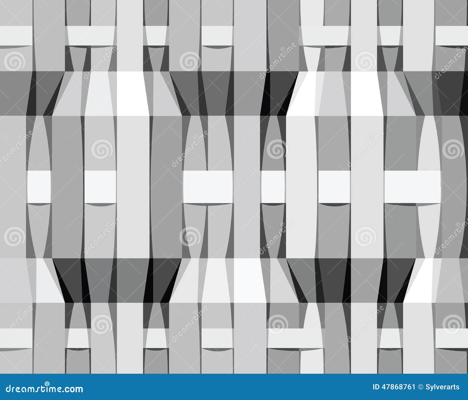 Monochrome Stripes Seamless Pattern. Stock Vector - Illustration of ...