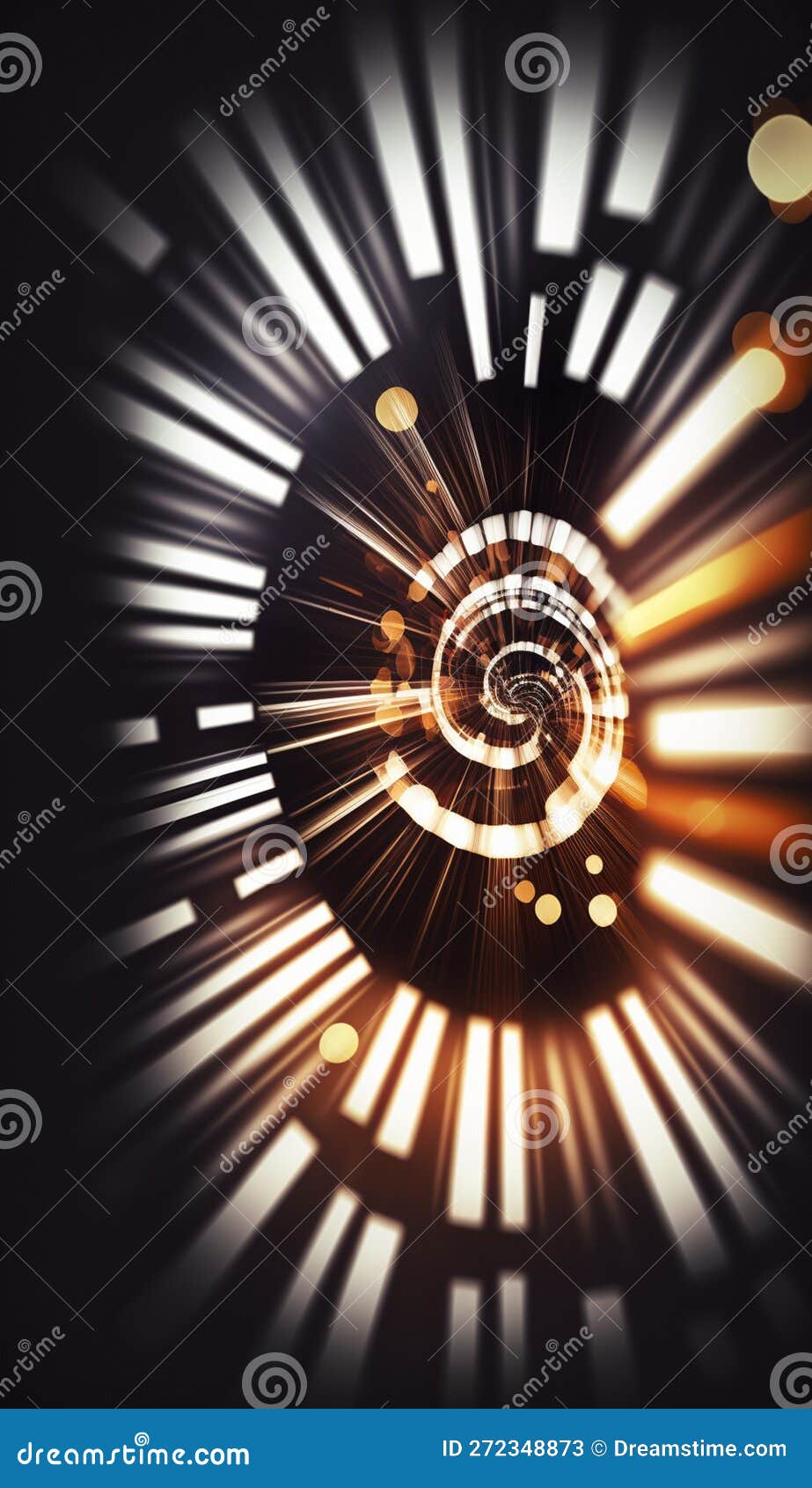 Monochrome Swirls in Alternating Black and White Stock Illustration ...