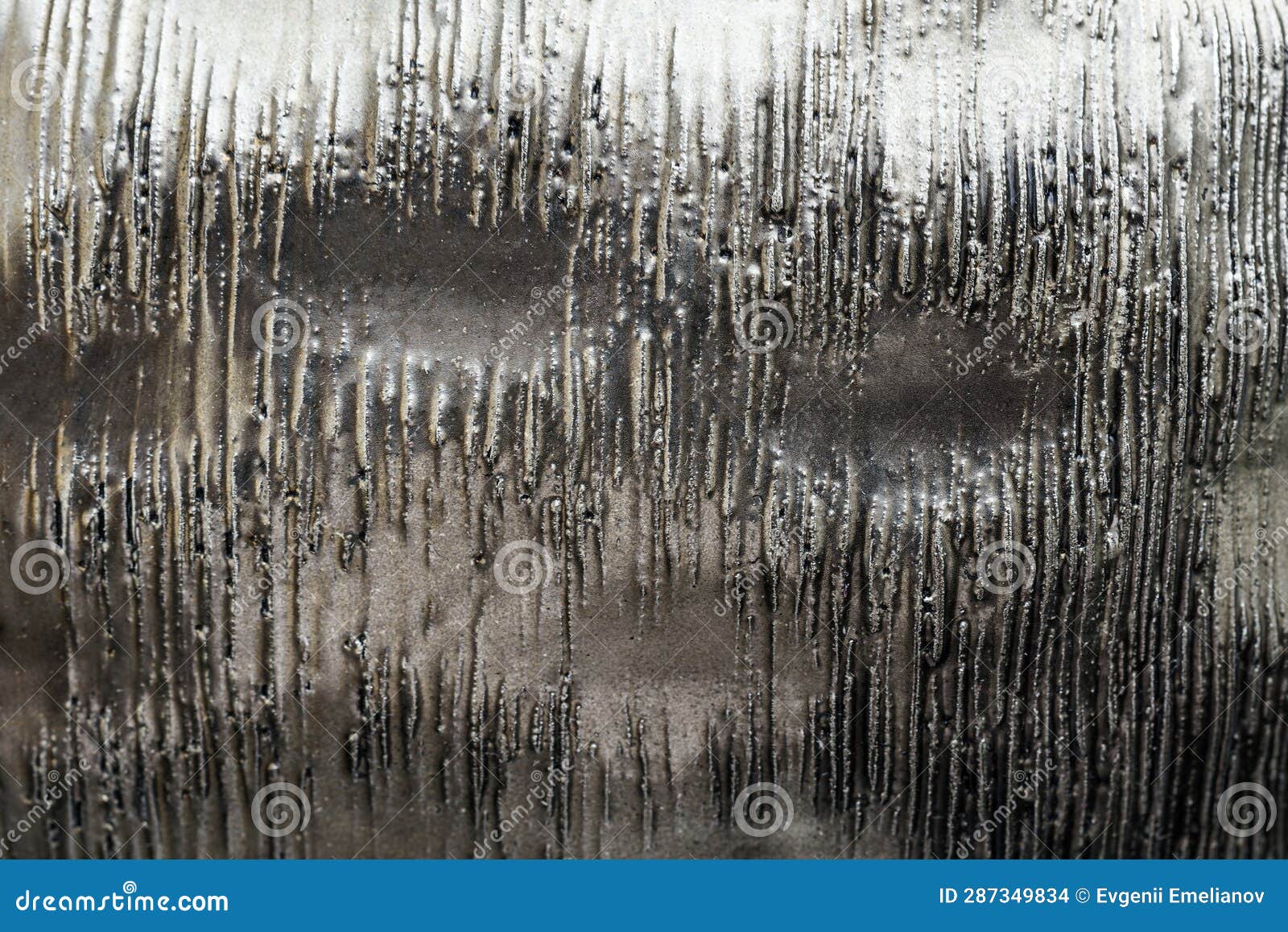 Monochrome Texture of Shiny Grained Metal. Abstract Background. Stock ...