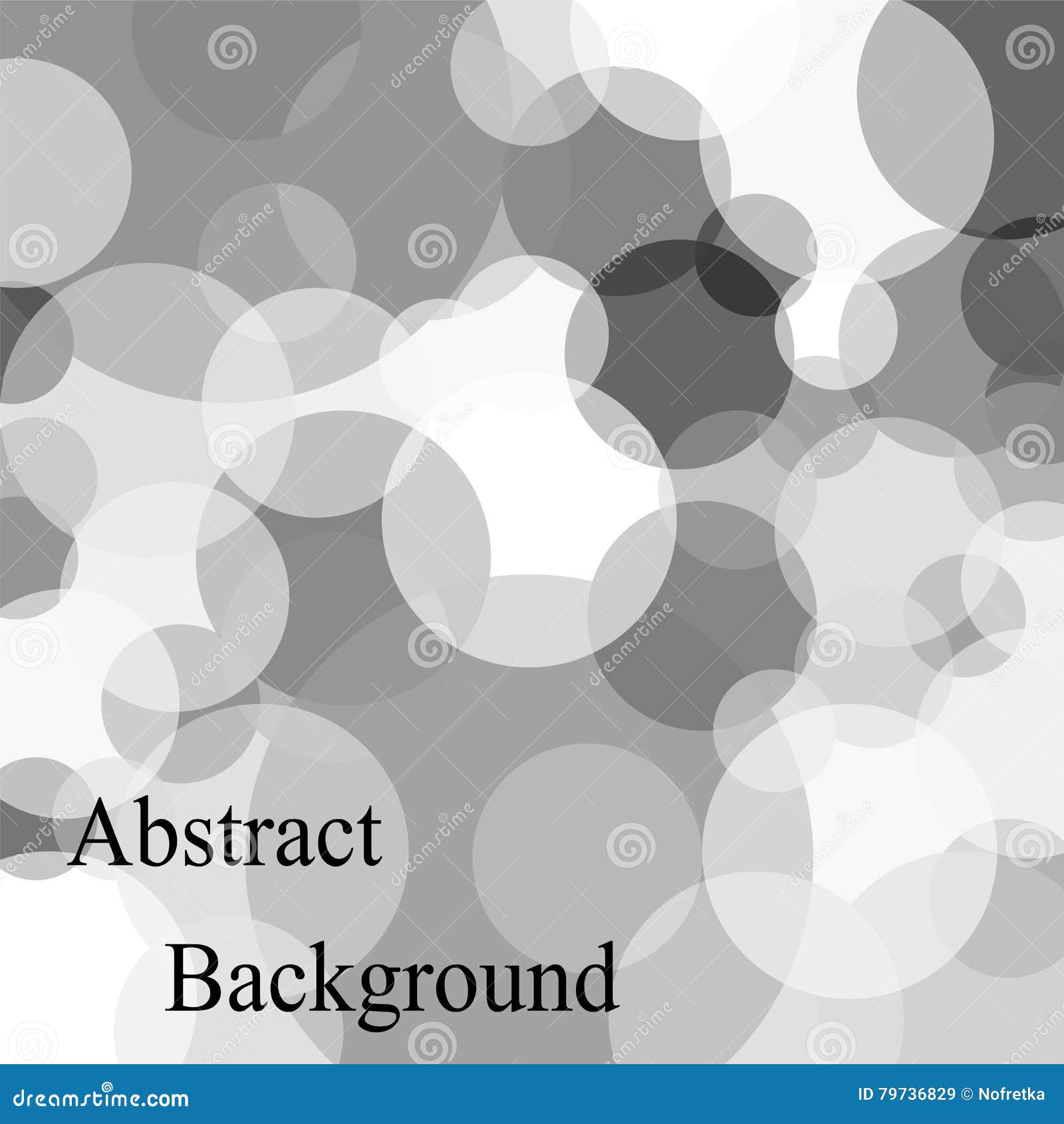 Monochrome Transparent Overlapping Ellipses. Template For Fliers ...