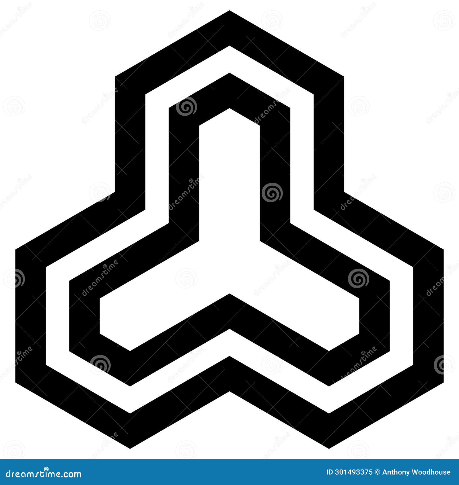 Three Intersecting Circles Also Known As Venn Diagram, Colour And Black ...