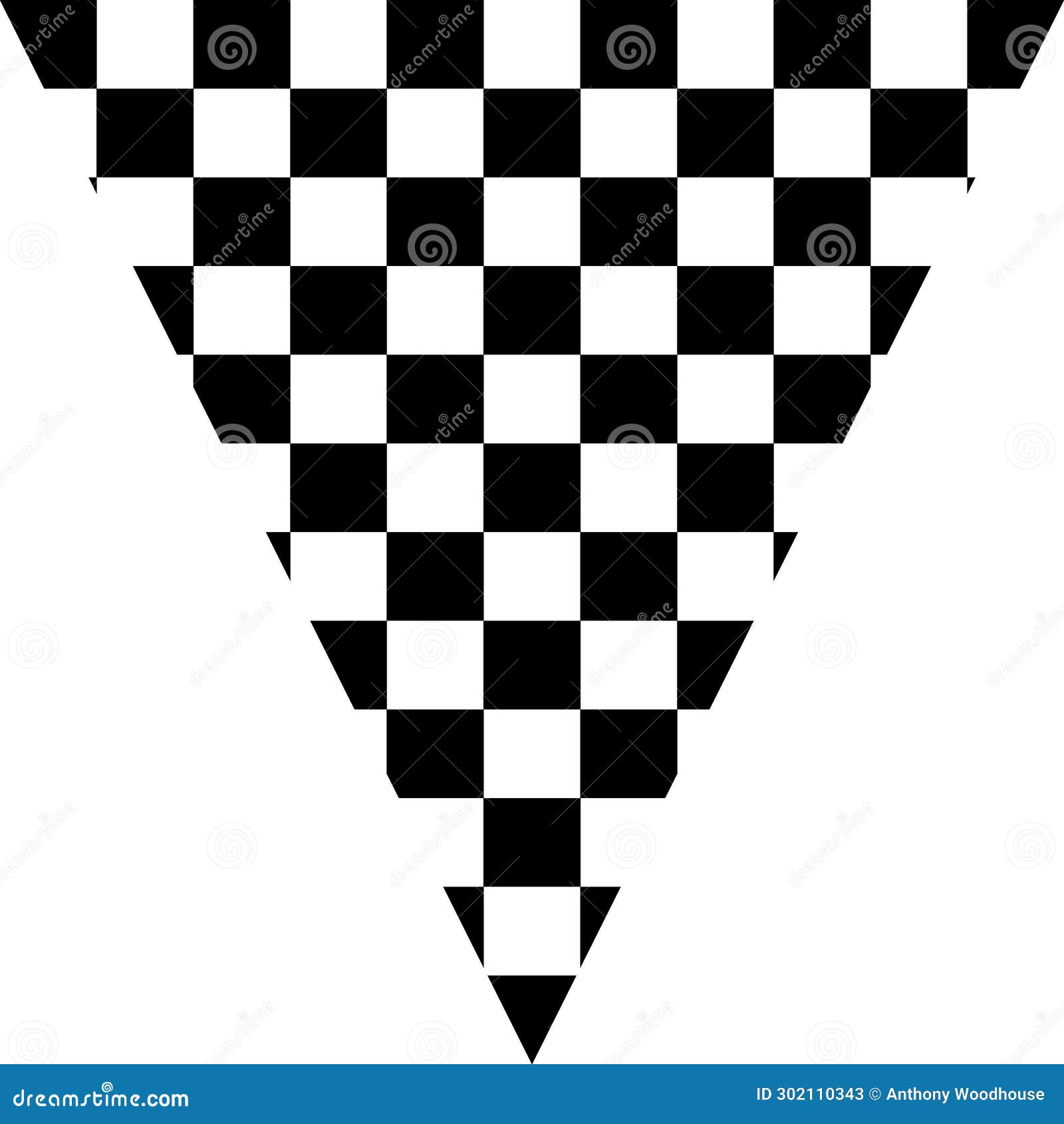 Monochrome Vector Graphic of a White Square Superimposed with a ...