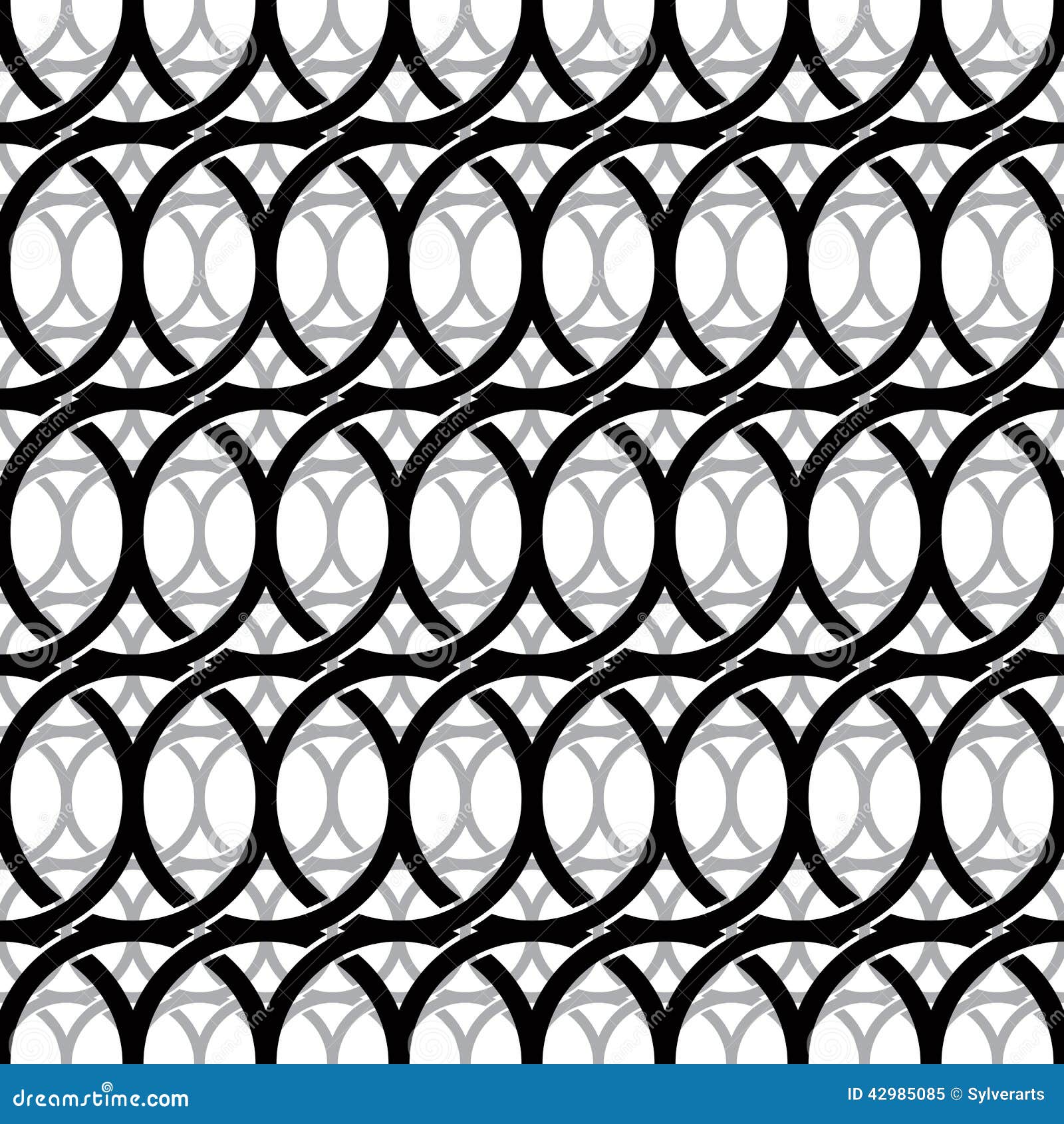 Monochrome Vintage Style Netting Seamless Pattern. Stock Vector ...