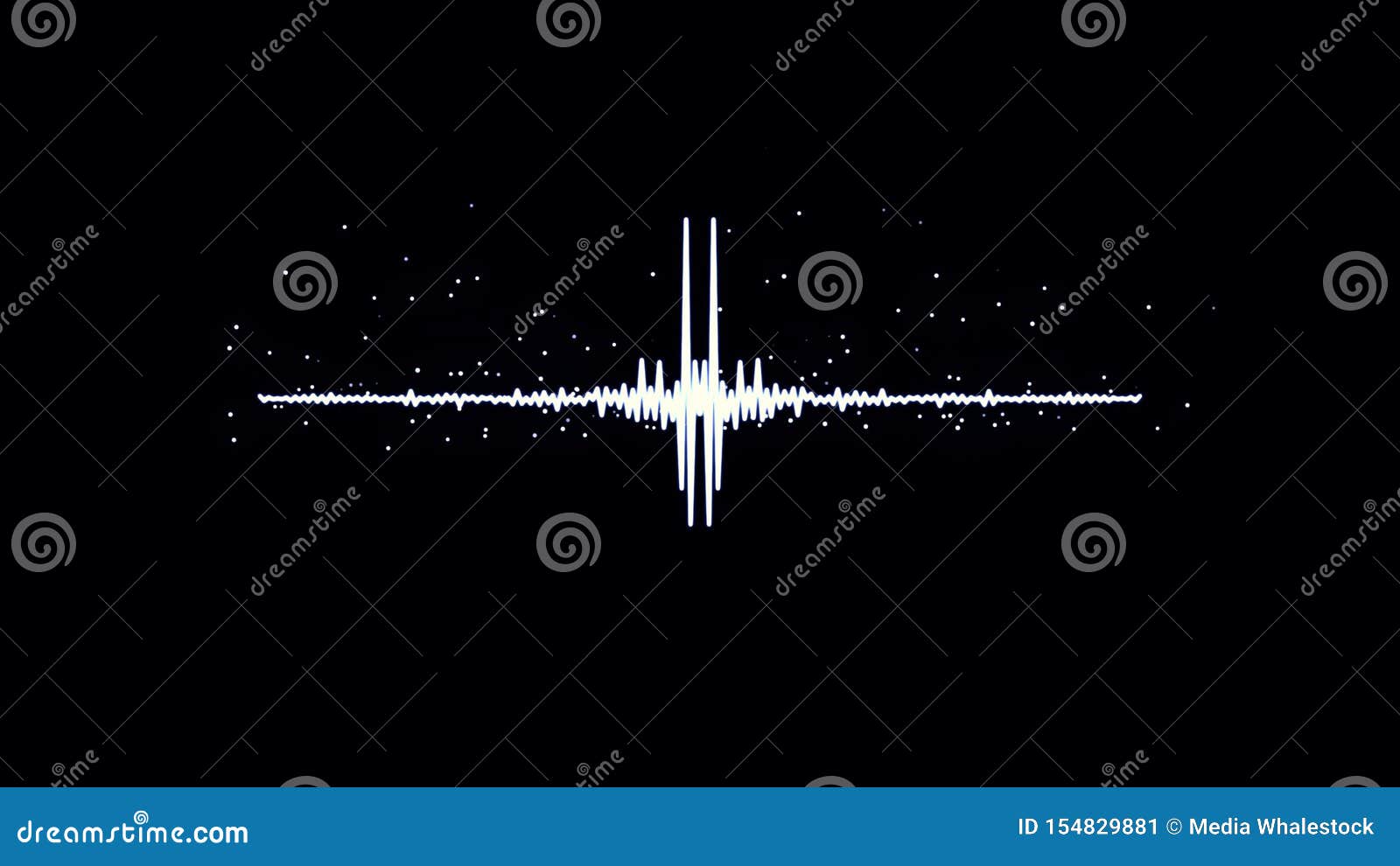 Monochrome Voice Record, Artificial Intelligence, Waveform Equalizer ...