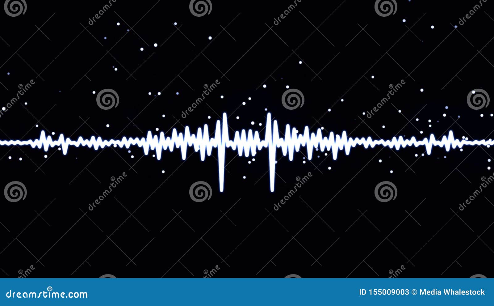 Monochrome Voice Record, Artificial Intelligence, Waveform Equalizer ...