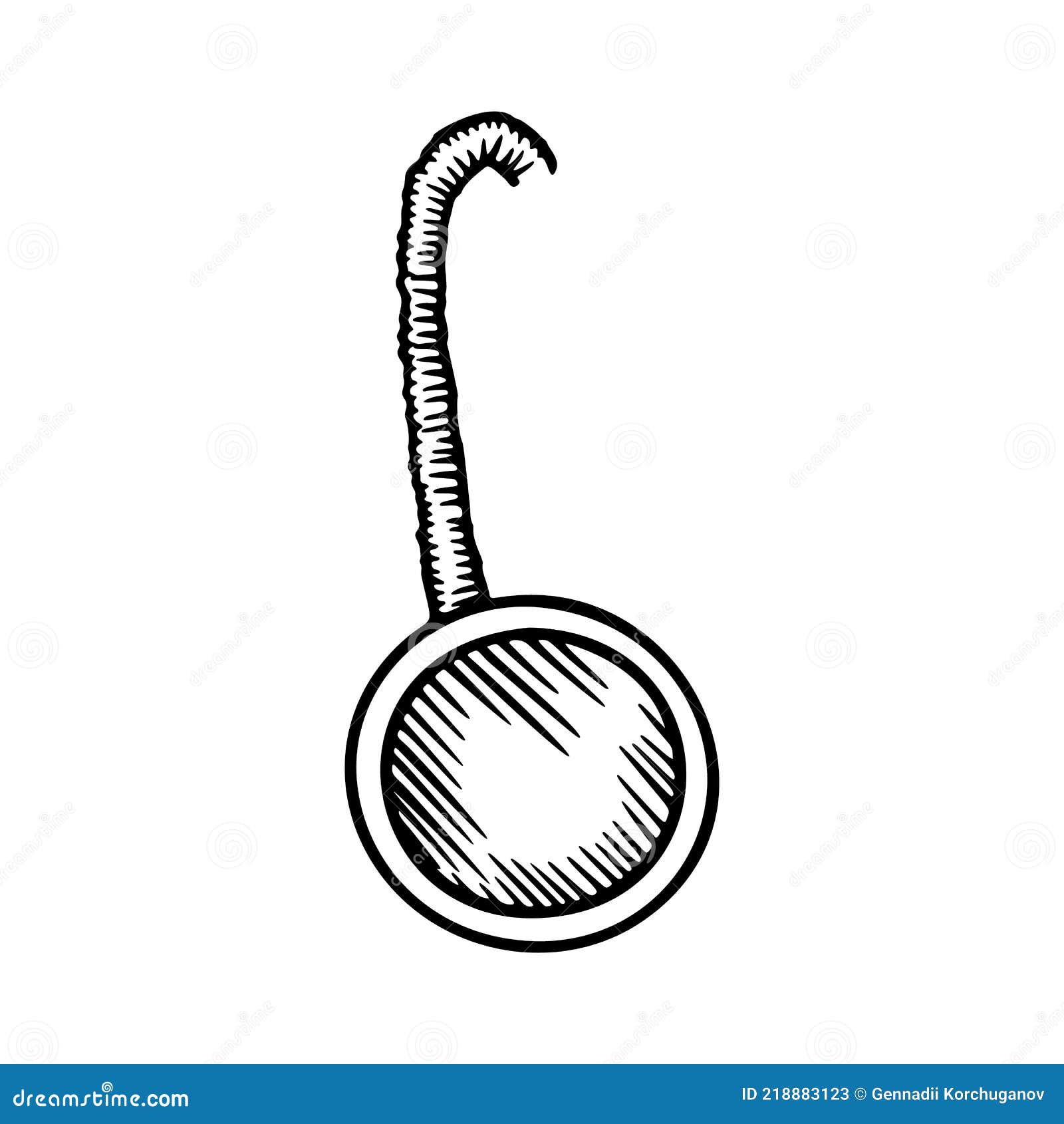 Monocle Isolated Vector Illustration Shadow and Background are on ...