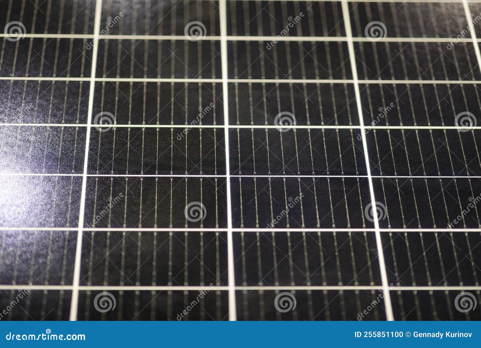 Monocrystalline Silicon Photovoltaic Solar Panel Stock Photo - Image of ...