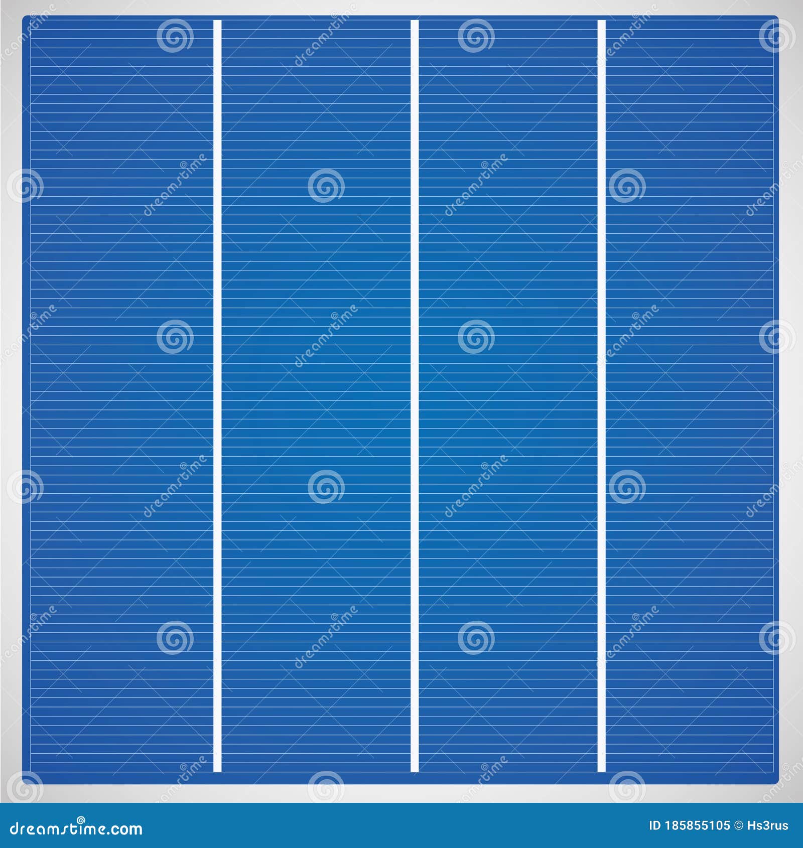 Monocrystalline Solar Cell for Solar Panel Stock Illustration ...