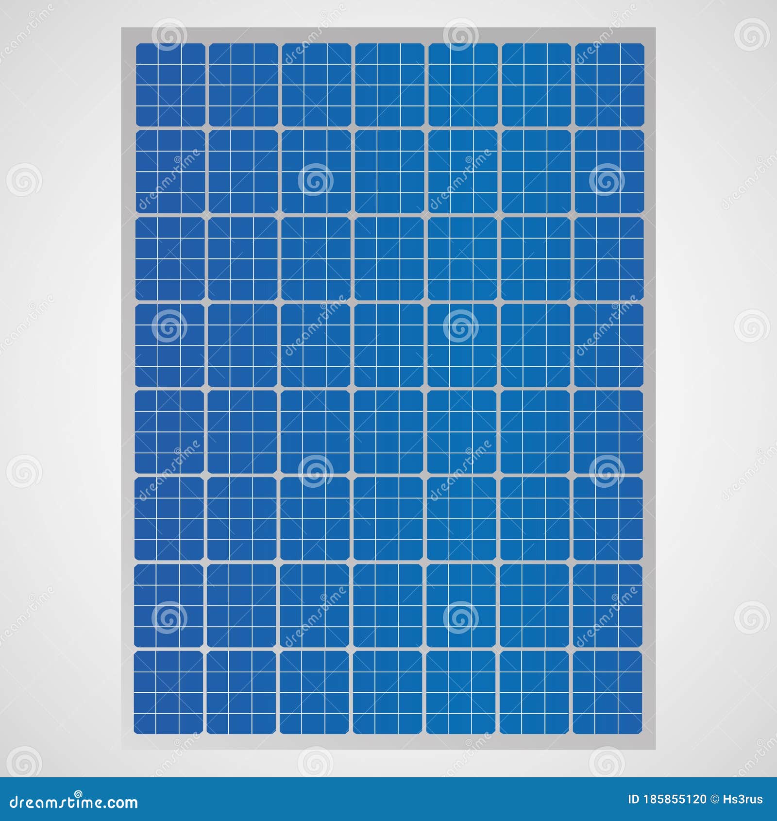 Monocrystalline Solar Cell for Solar Panel Stock Vector - Illustration ...
