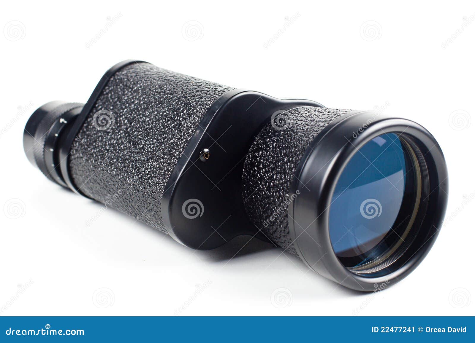 Monocular stock image. Image of hand, object, isolation - 22477241