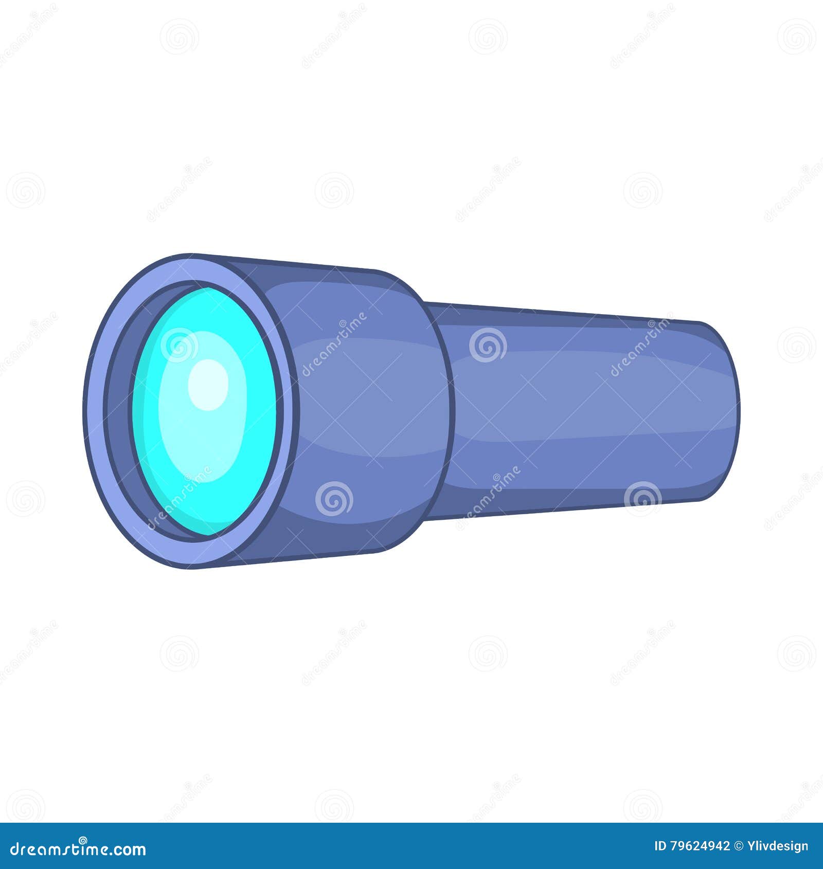 Monocular With Cartoon Character Stock Image | CartoonDealer.com #29302021