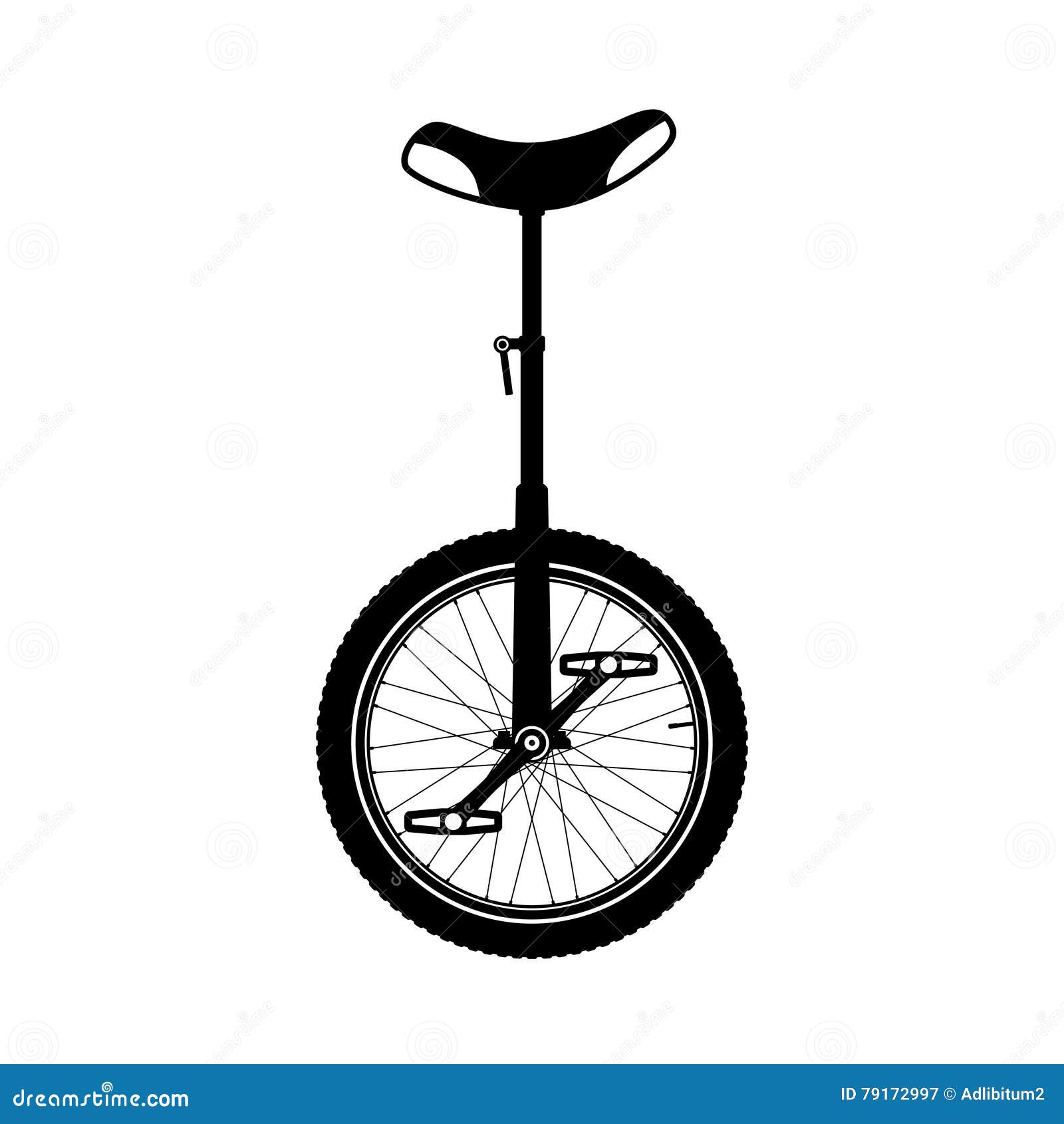 Boy And Monocycle Vector Illustration | CartoonDealer.com #68581312