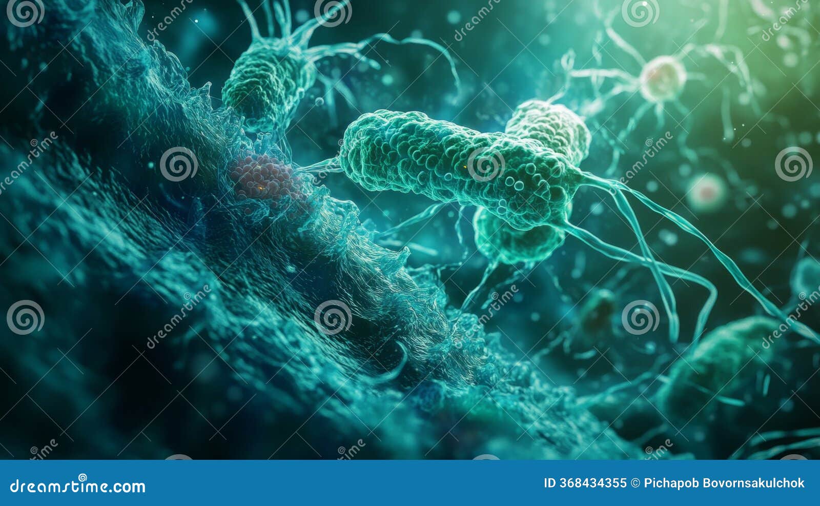 Monocytes Transforming Into Macrophages Engulfing Pathogens Under ...
