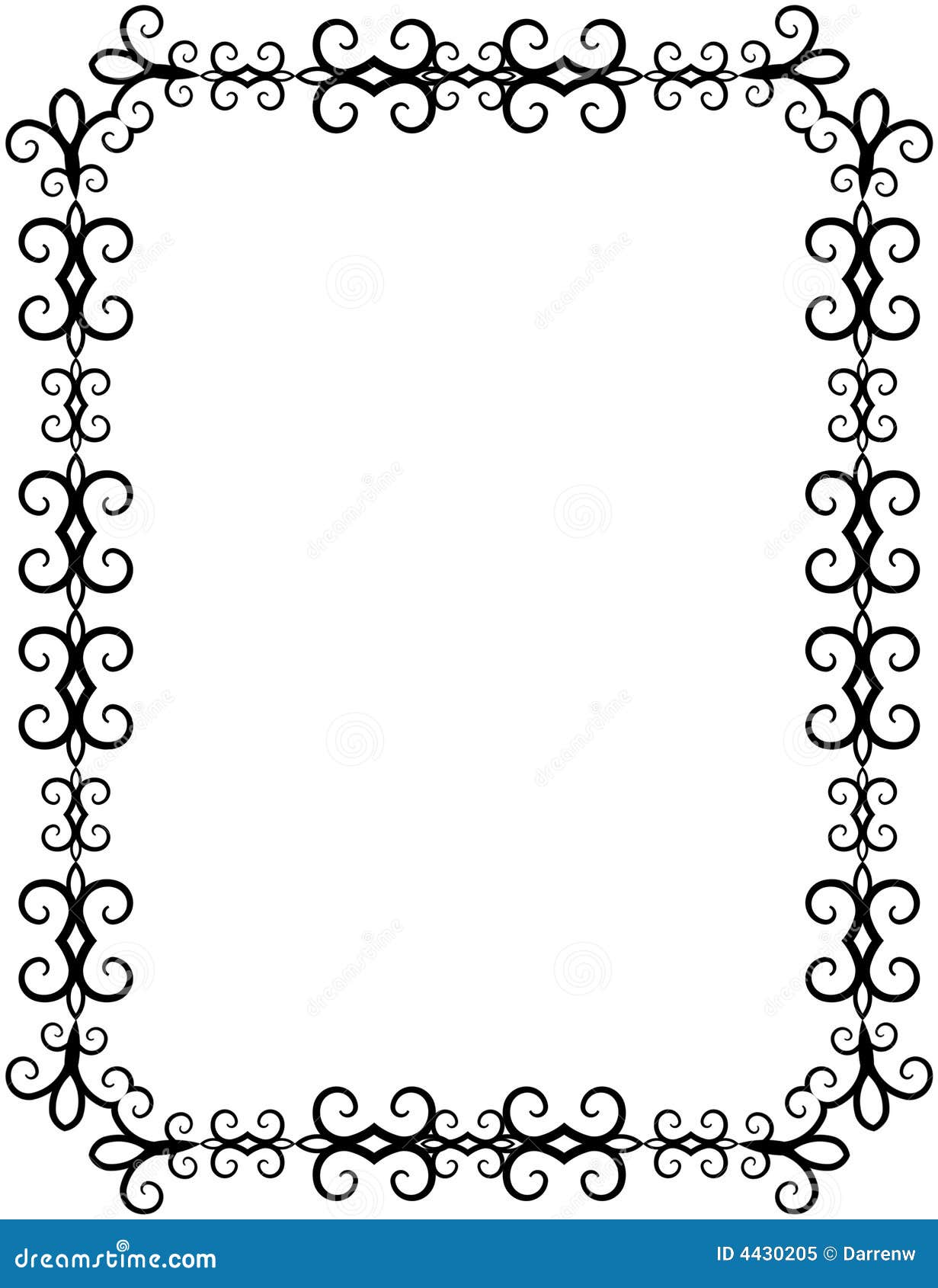 Monoframe stock illustration. Illustration of monochrome - 4430205