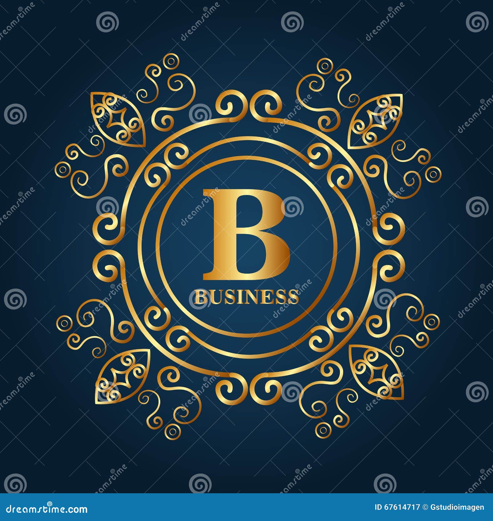 Monogram background design stock illustration. Illustration of template ...