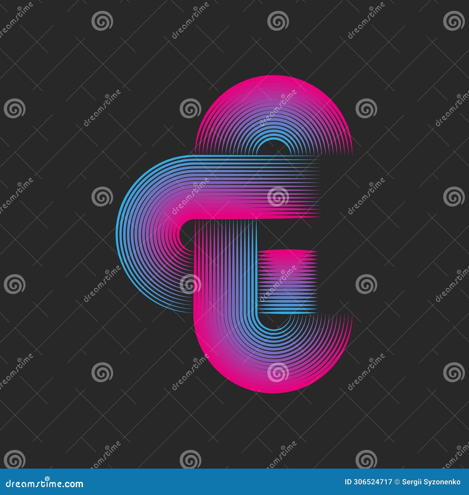 Monogram CC Letters Interlacing Logo, Combination Two Letters C ...