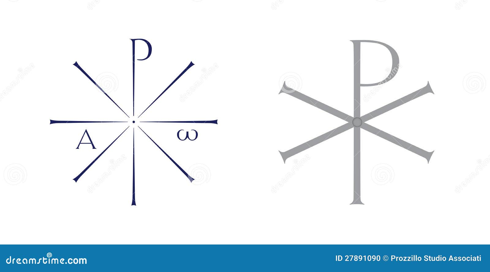 Monogram Of Christ Symbol Stock Photo - Image: 27891090