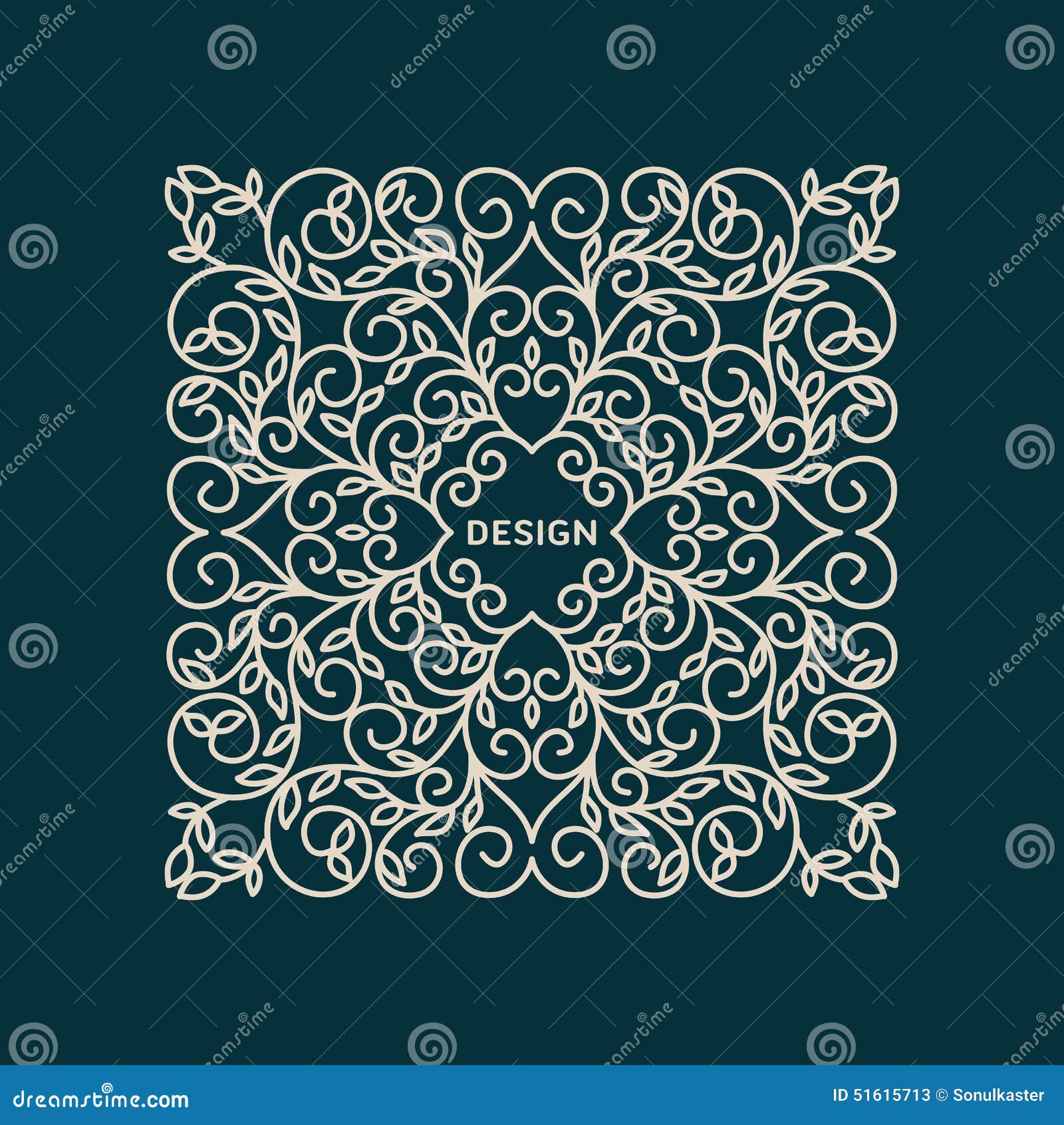 Monogram Design Element stock vector. Illustration of monogram - 51615713