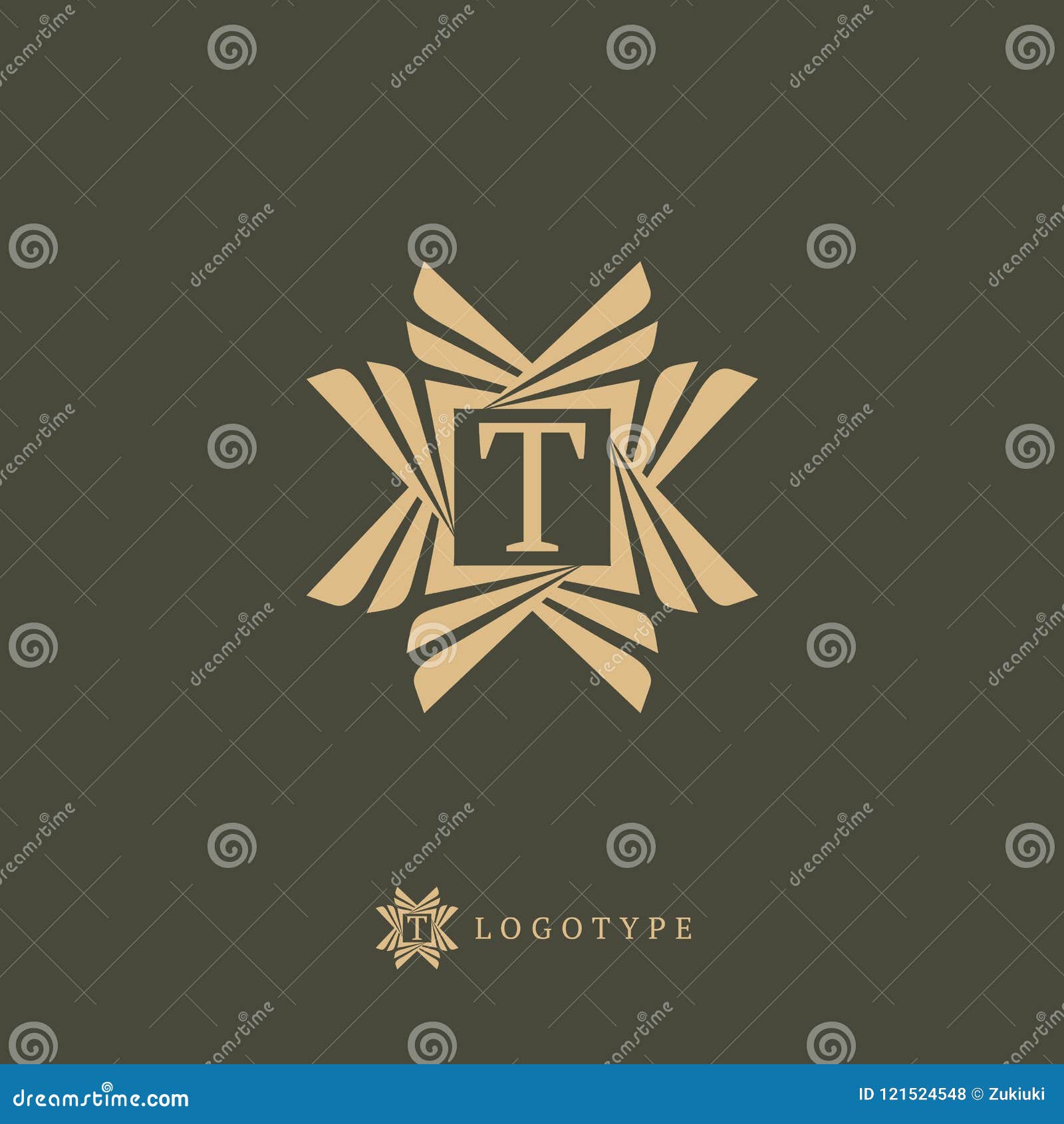 Monogram Design Elements, Graceful Template. Calligraphic Elegant Round ...