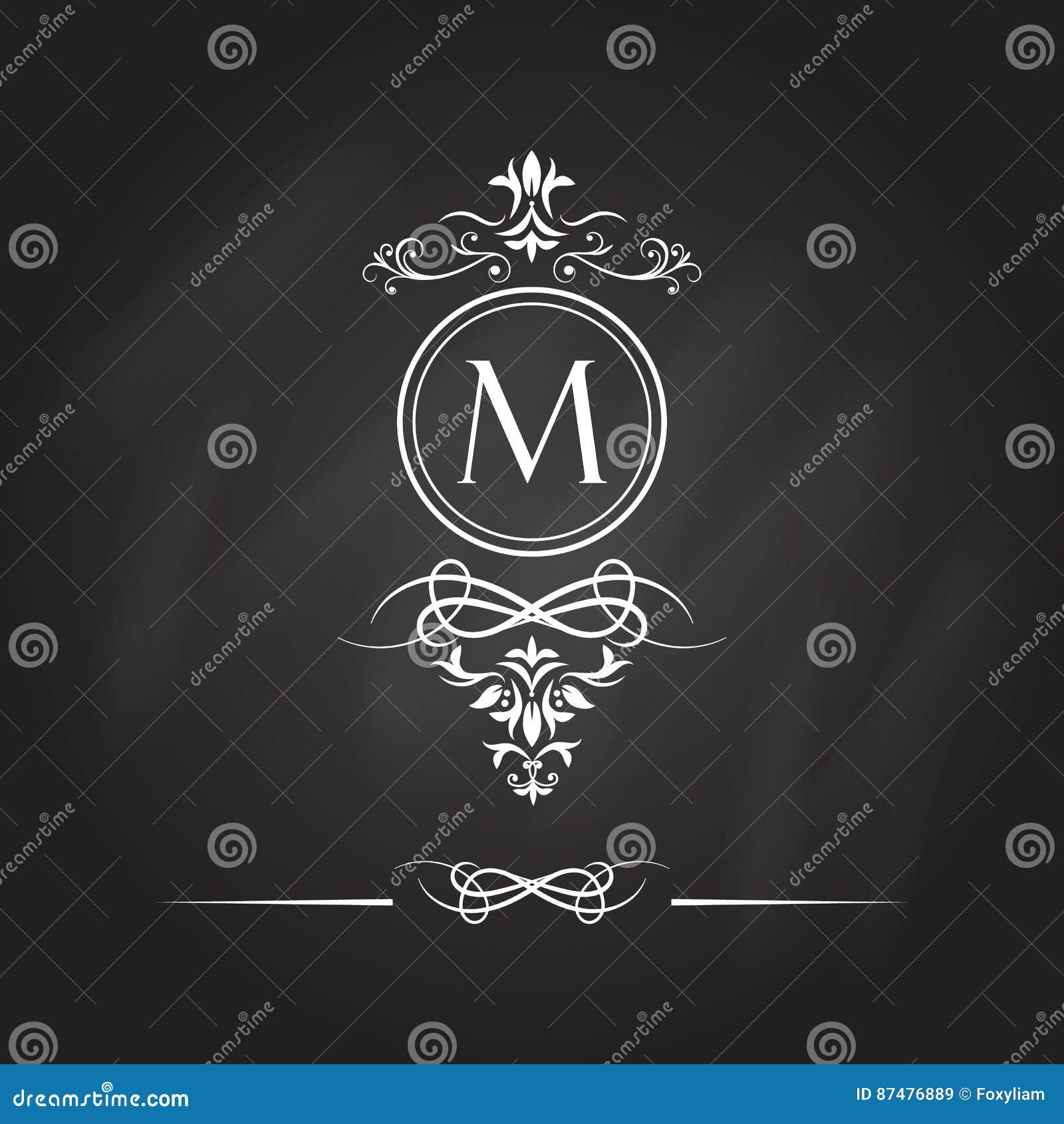 Monogram design elements stock vector. Illustration of emblem - 87476889