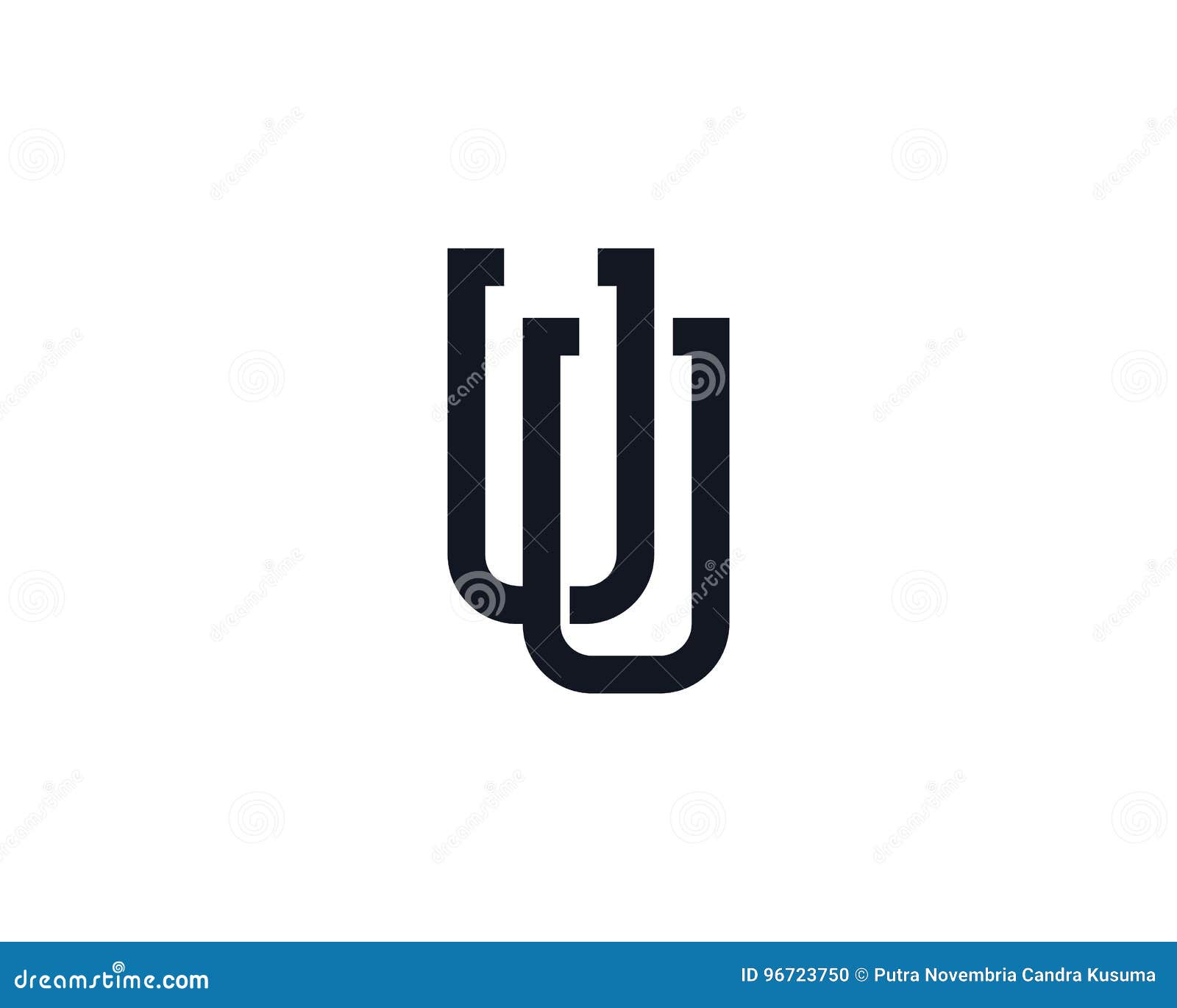 Monogram Letter Icon Logo Design Element Stock Vector - Illustration of ...