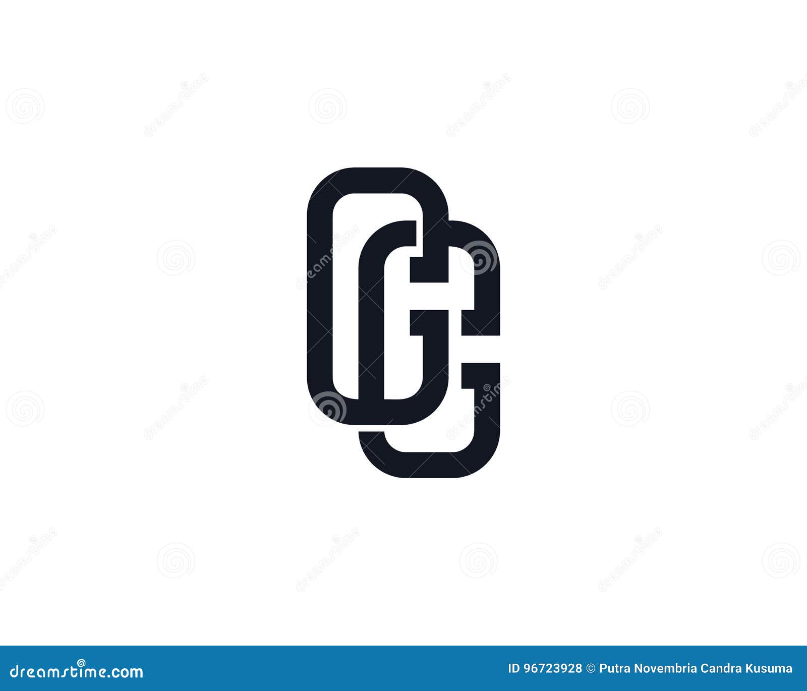 Monogram Letter Icon Logo Design Element Stock Vector - Illustration of ...