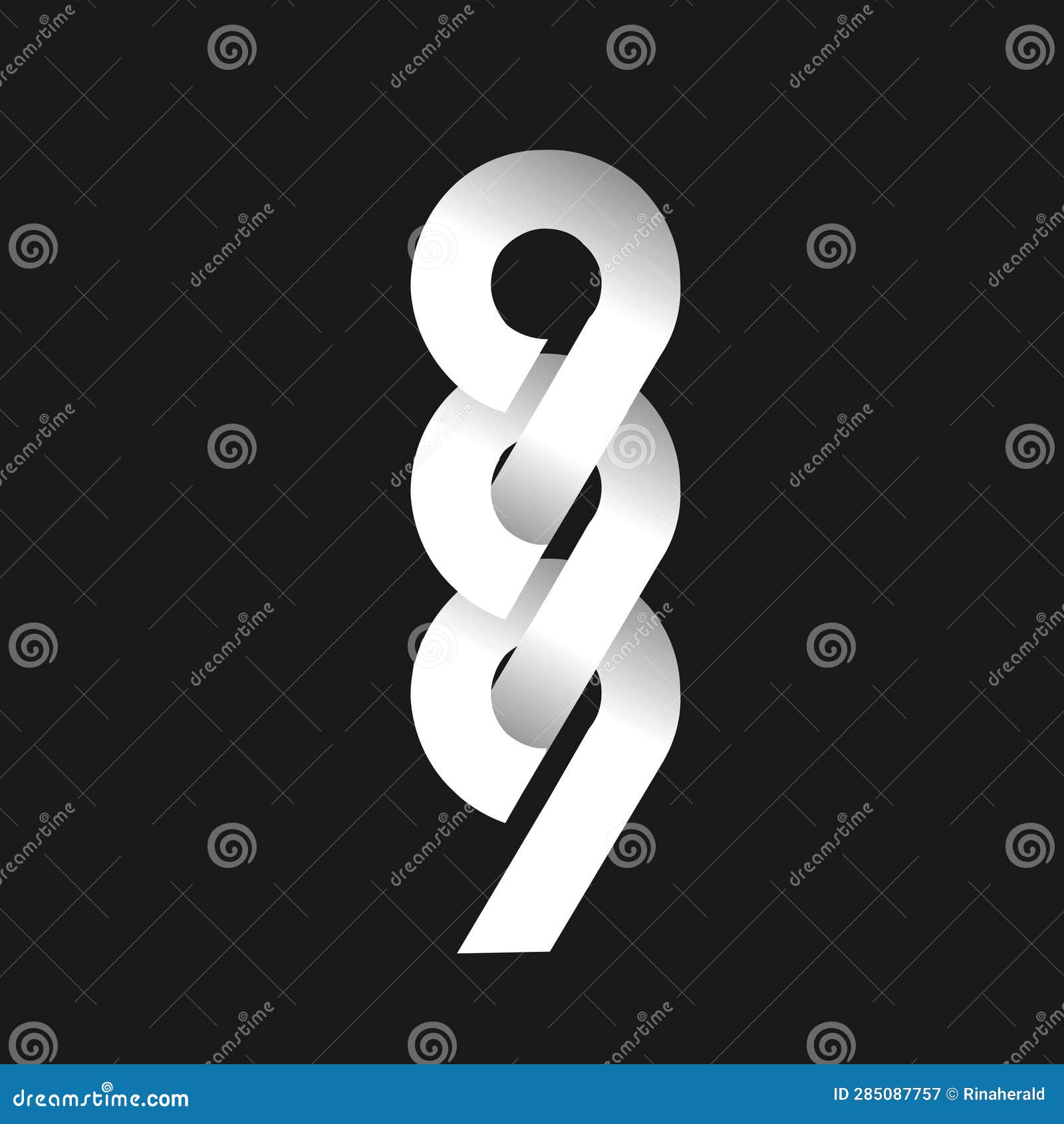 999 Monogram Letter Logo Icon Design Stock Illustration - Illustration ...