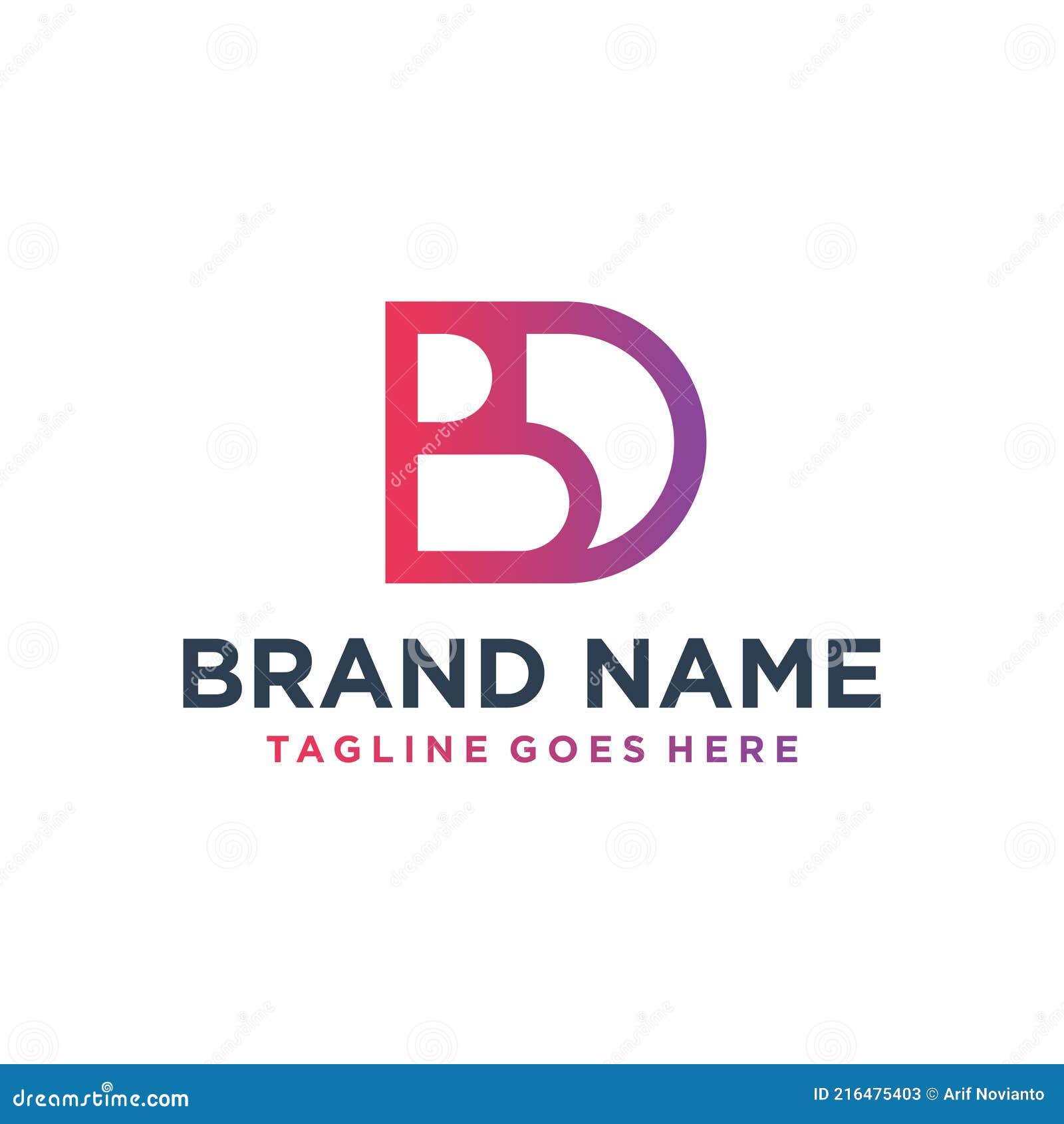 Monogram Logo Design with Letter LDR Stock Vector - Illustration of ...