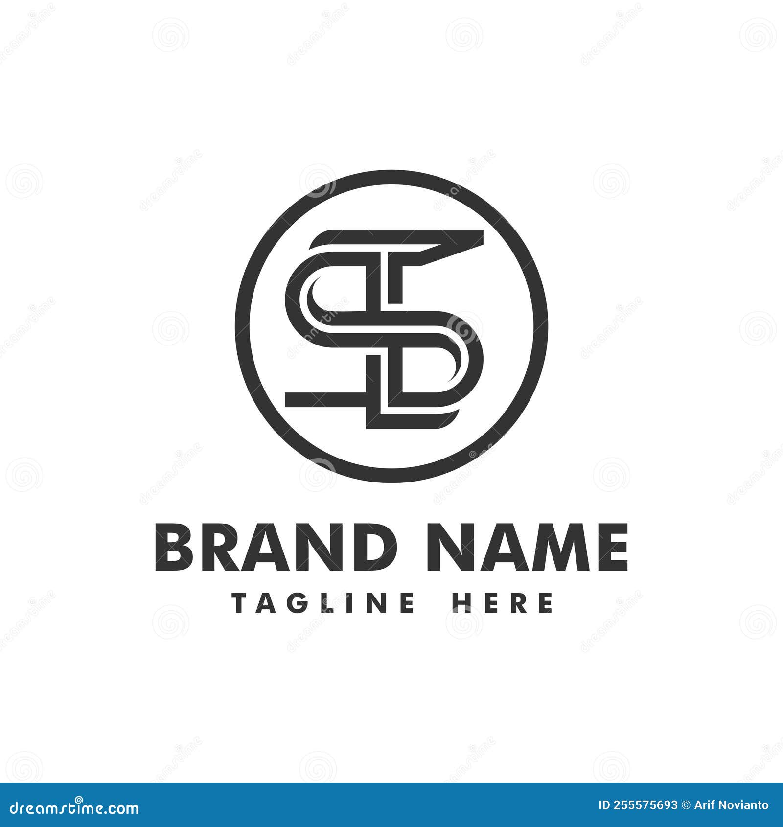 Monogram Logo or Initial TSL Stock Vector - Illustration of initials ...