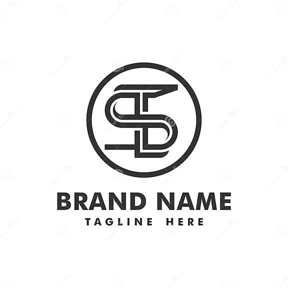 Monogram Logo or Initial TSL Stock Vector - Illustration of initials ...