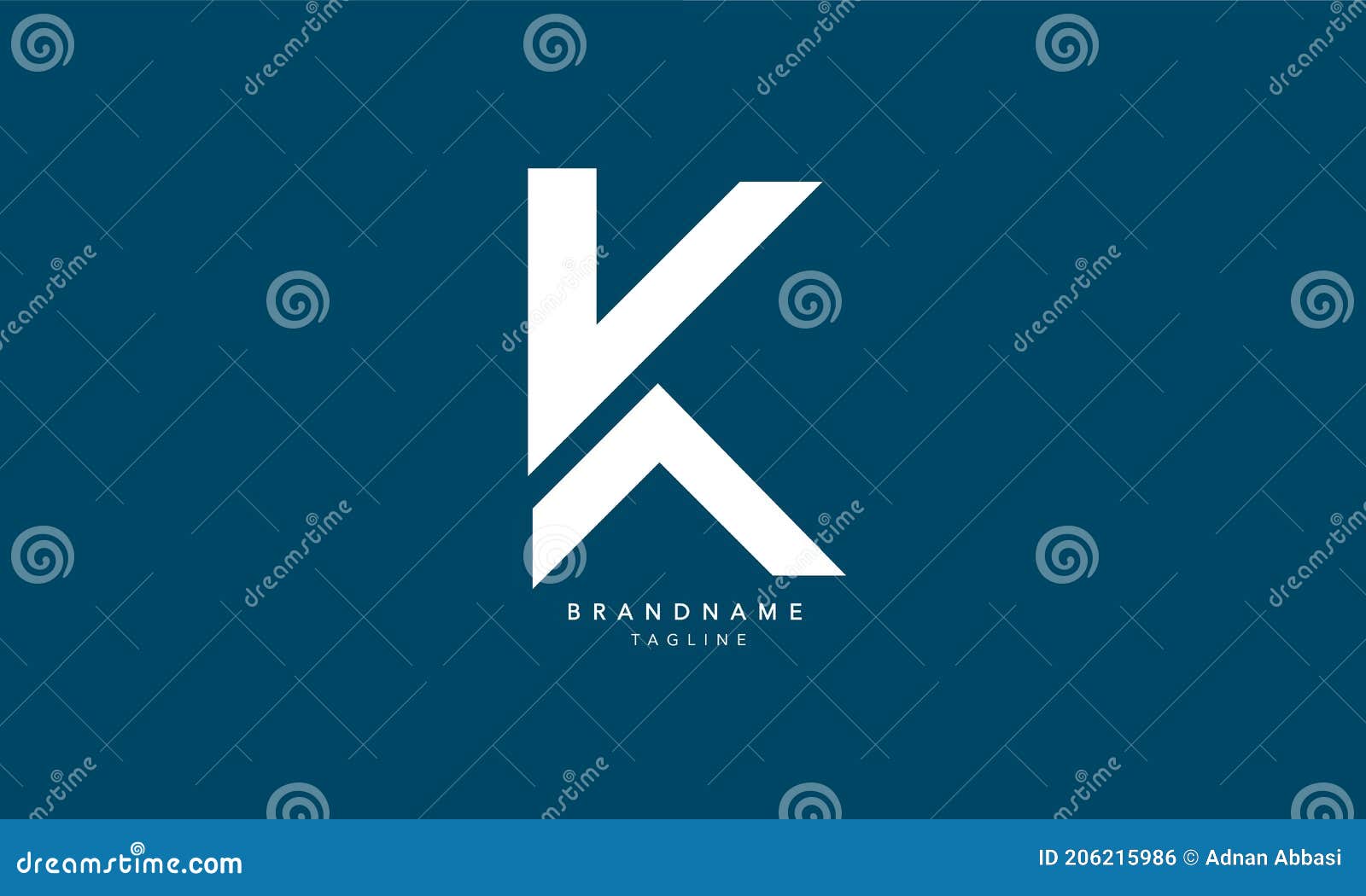 Monogram logo KA stock vector. Illustration of business - 206215986