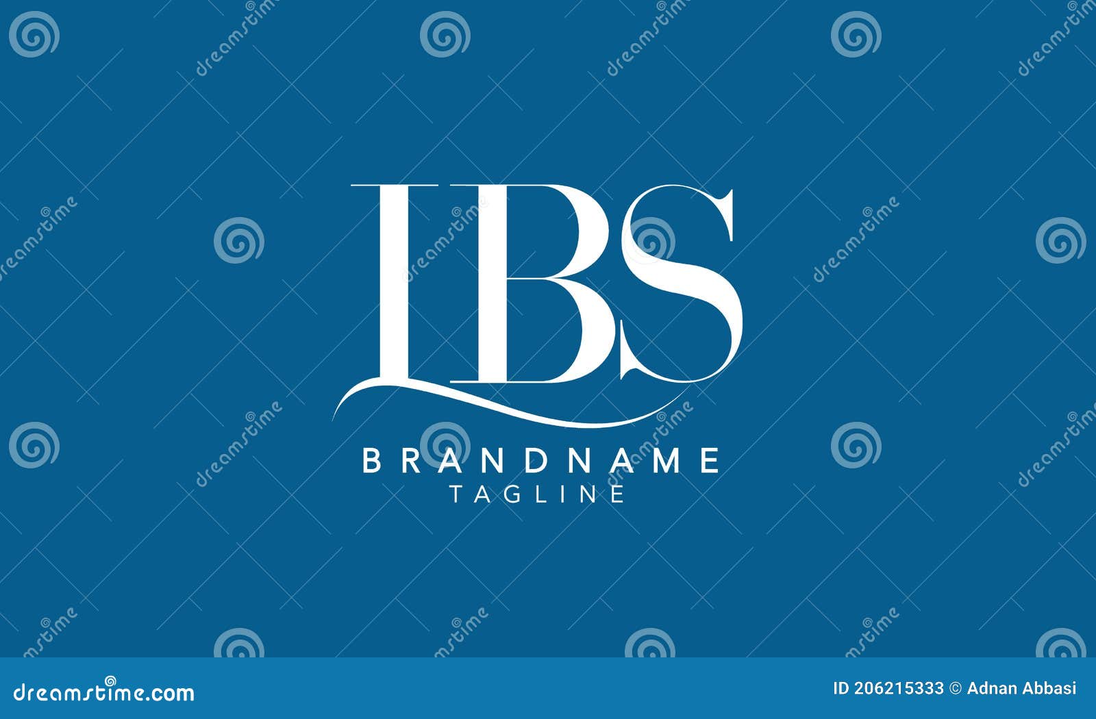 Monogram logo LBS stock illustration. Illustration of lbsvector - 206215333