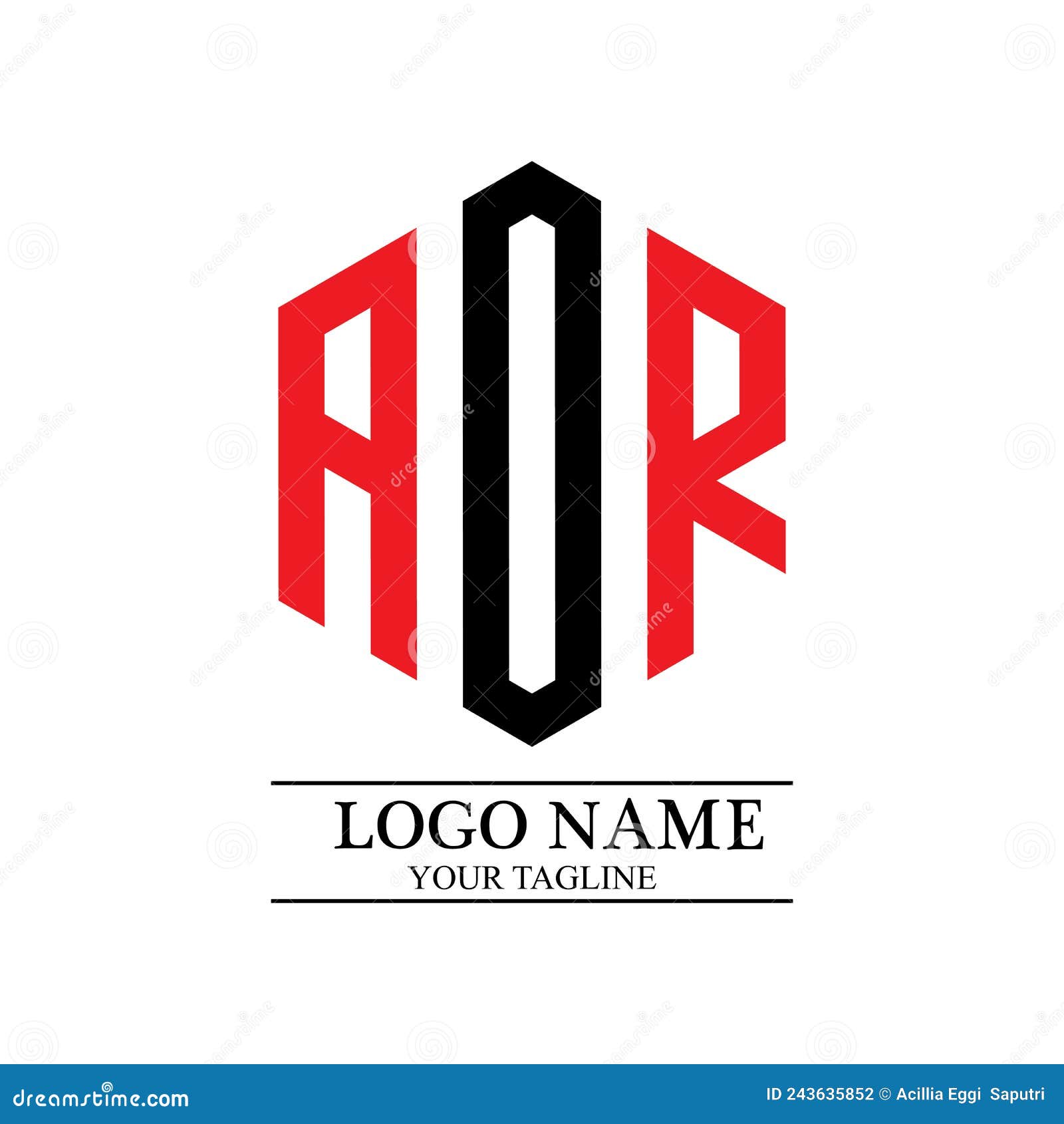 Monogram logo vector stock illustration. Illustration of element ...