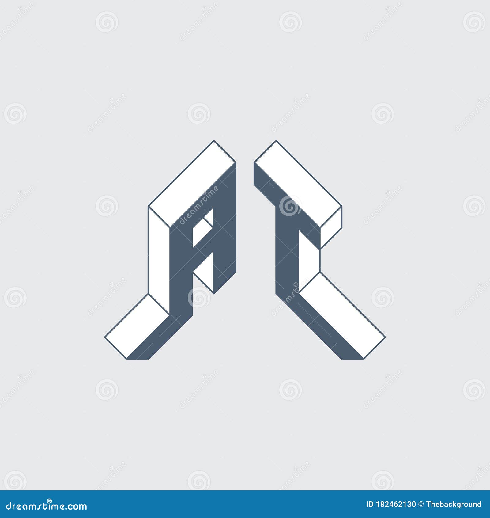 Volume Alphabet. Three-dimension Letters P And A On A Hexagonal ... Volume Alphabet. Three-dimension Letters P And A On A Hexagonal ...