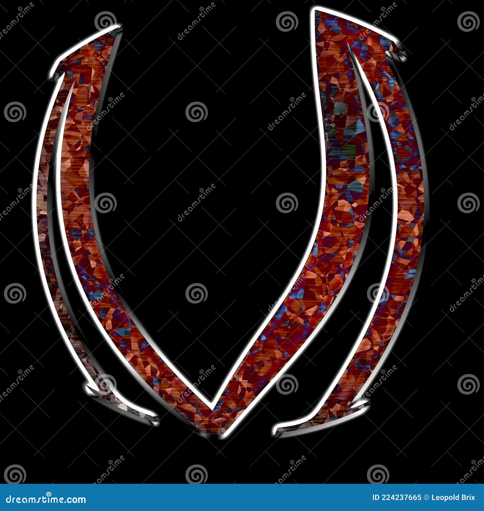 Monogram P Coloured Spangle Stock Photo | CartoonDealer.com #224237628