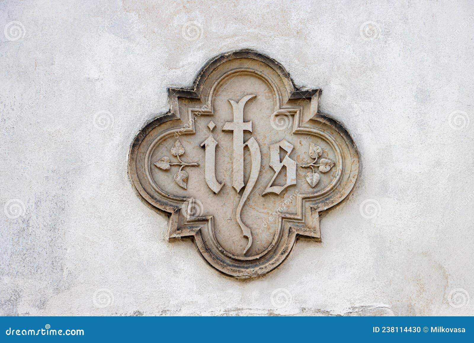 A Monogram of the Name of Jesus Christ Stock Photo - Image of latin ...