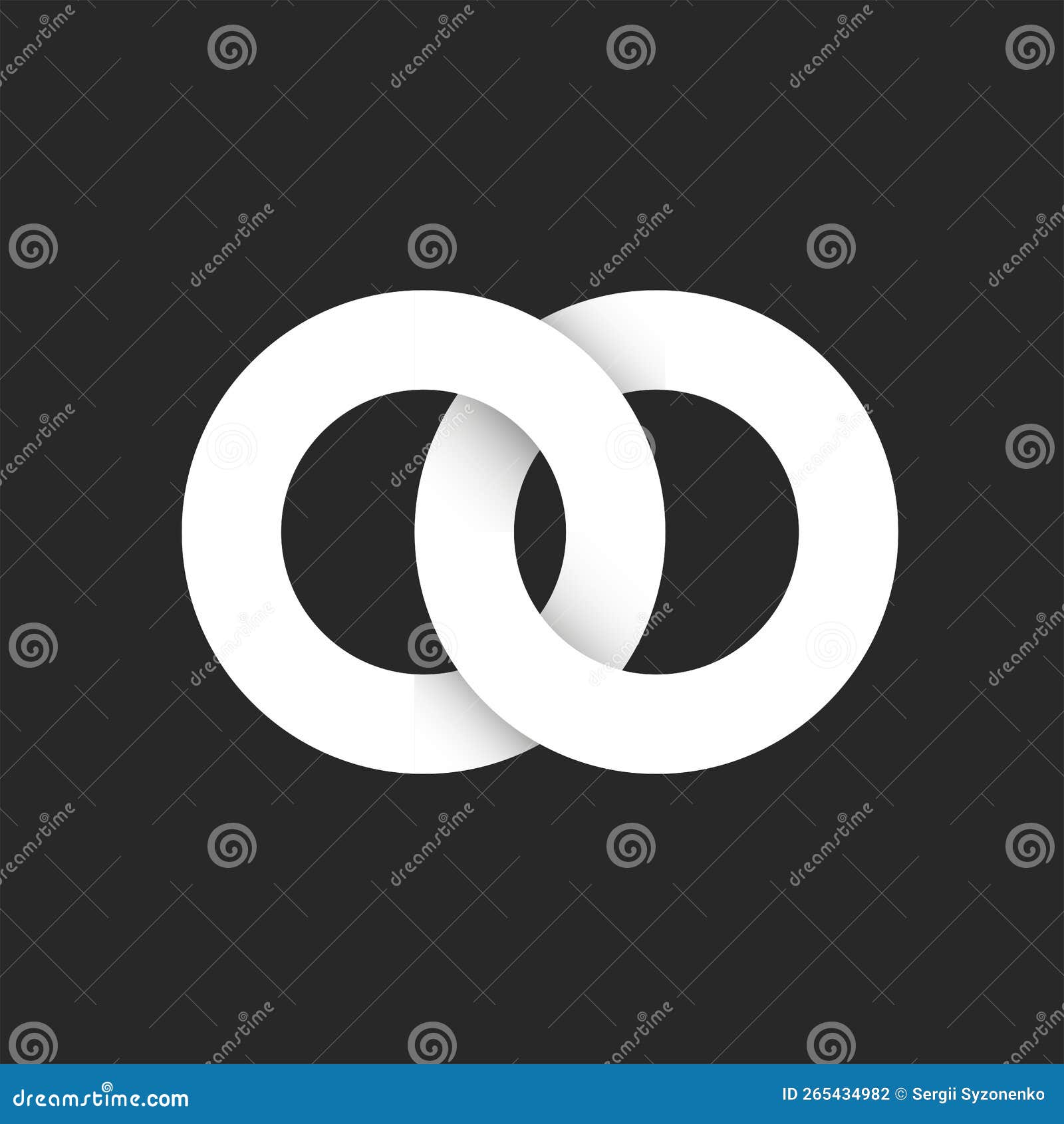 Monogram OO Initials Logo or Chain Symbol Creative Design, Overlapping ...