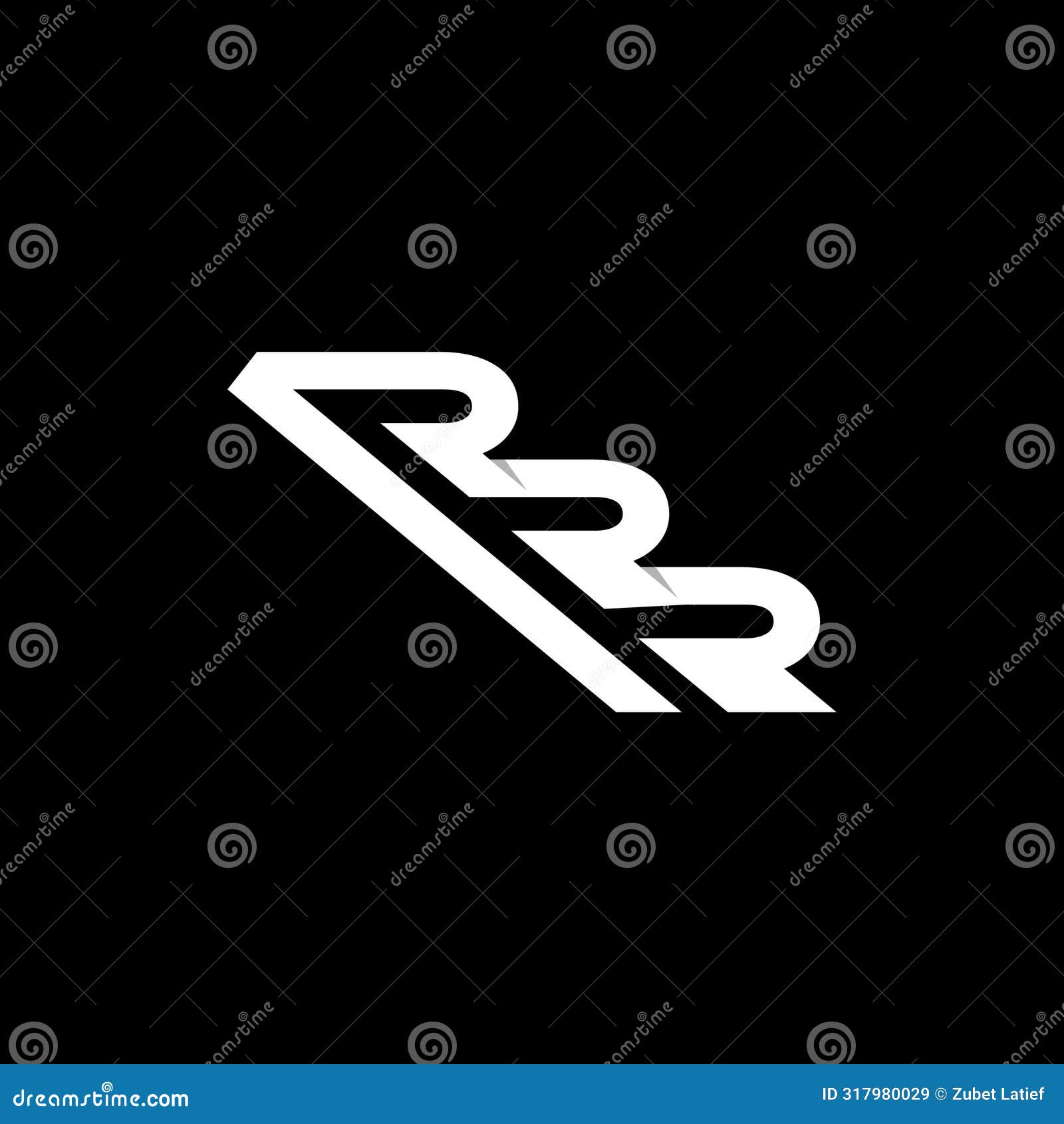 Monogram Triple R Line Unique Modern Logo, Logotype Element for ...