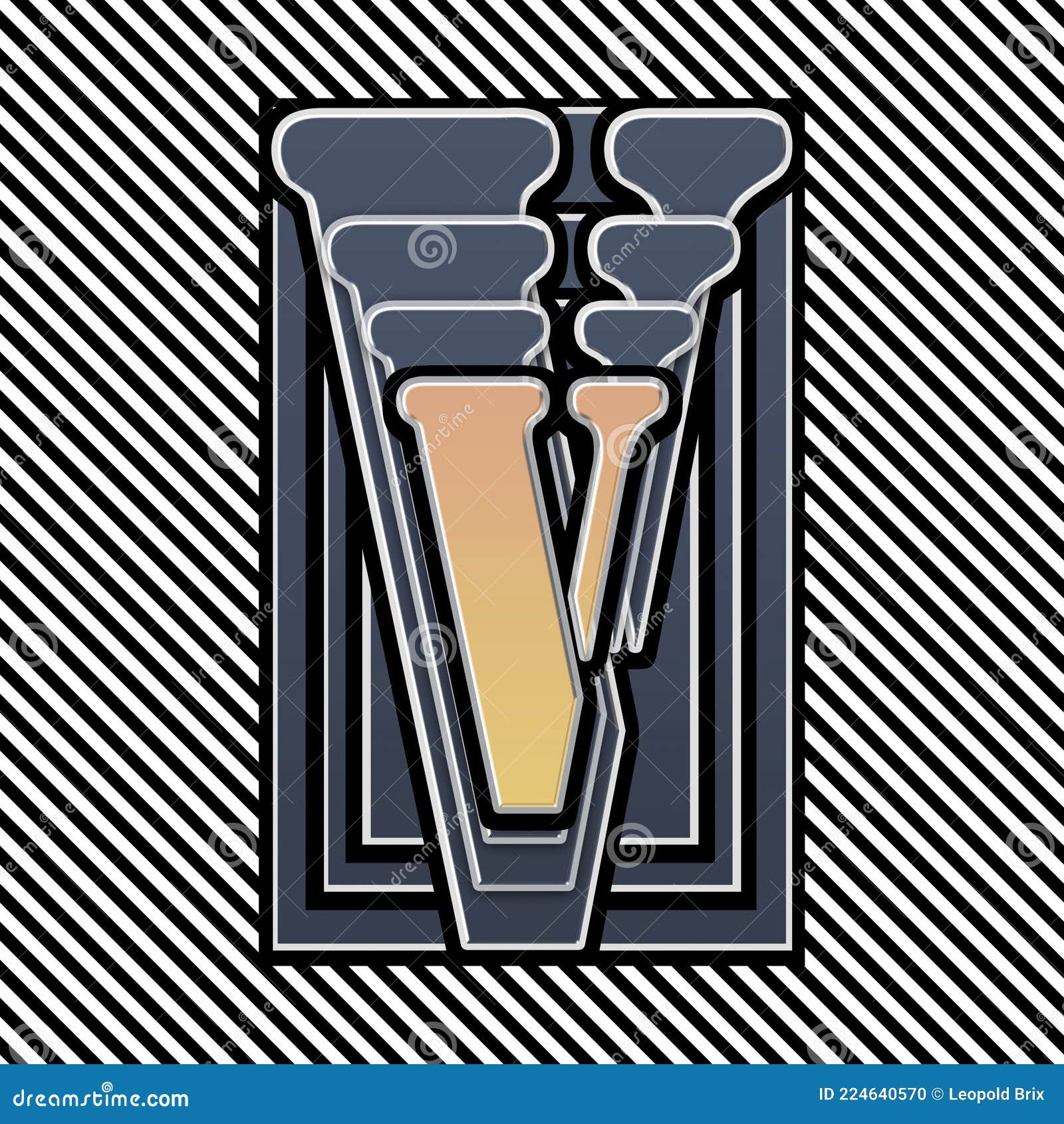 Monogram Z Stencilled Stock Photo | CartoonDealer.com #224640558