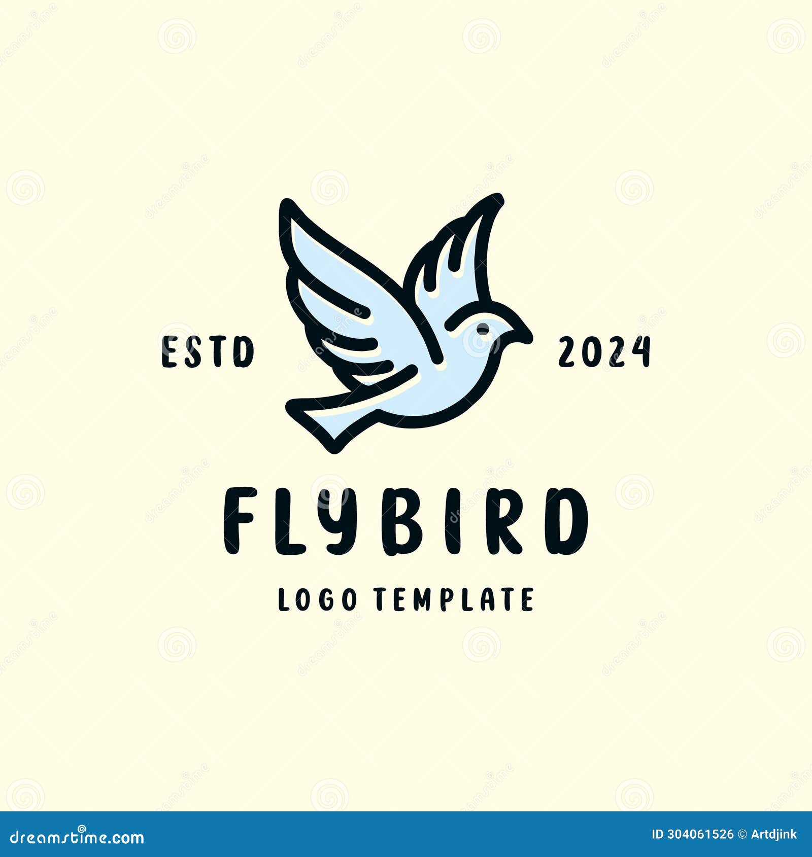 Wing, Fly Bird Lowercase Flat Logo Design Template. Gold Media Icon ...