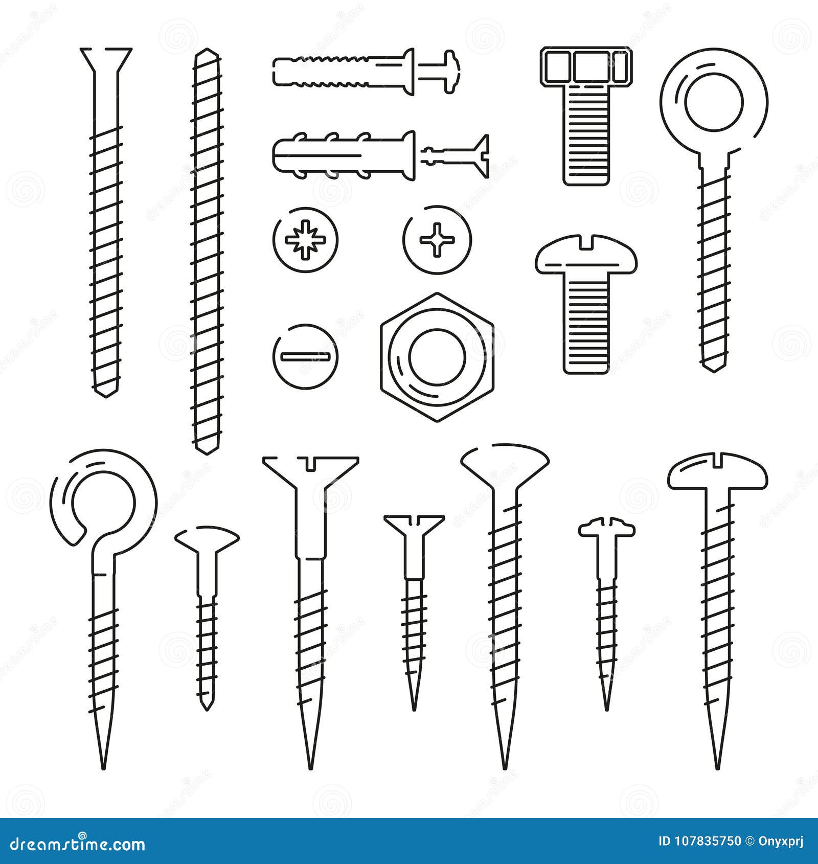 Monoline Illustrations. Frames Of Different Geometry Shapes ...