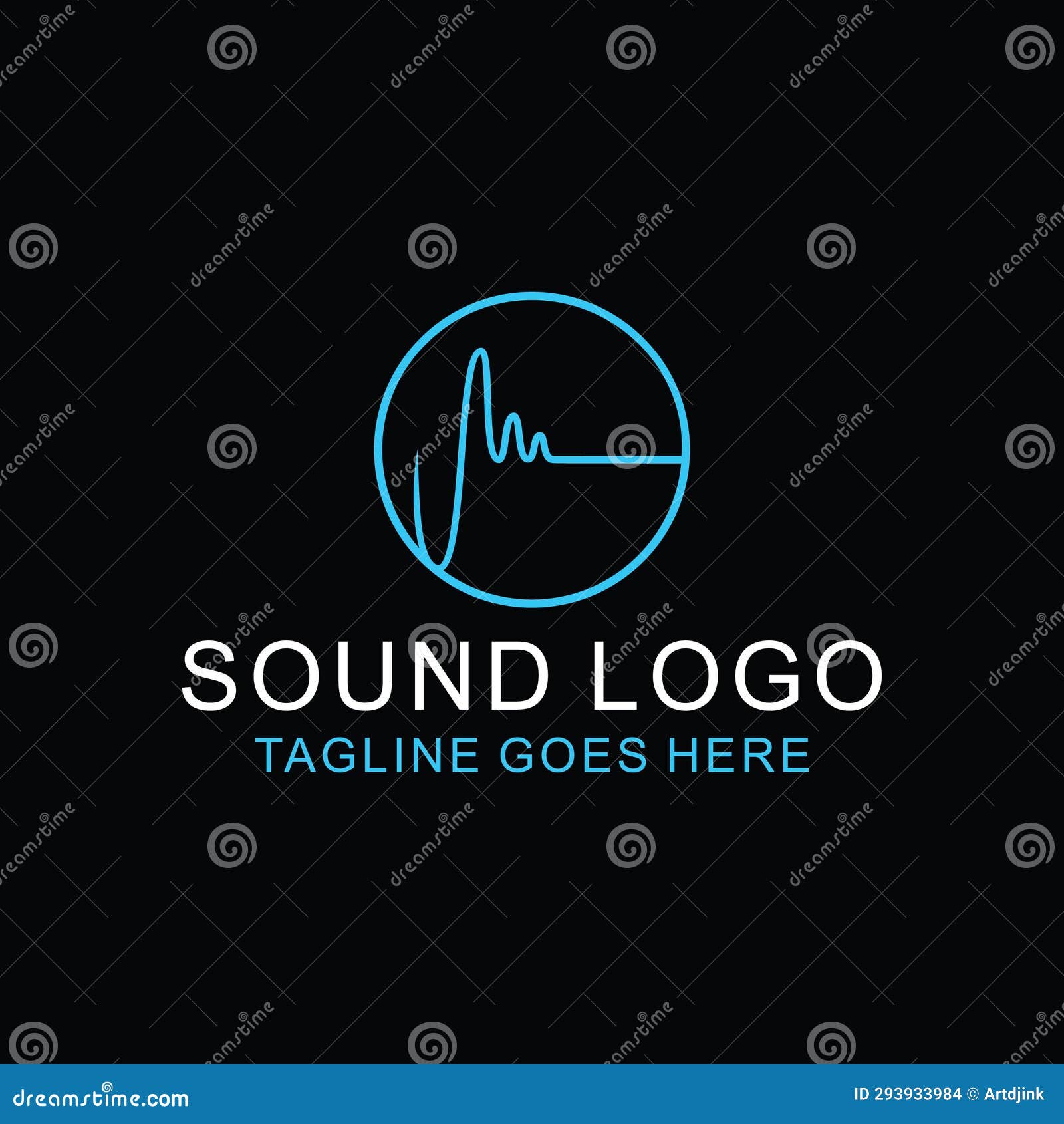 Sound Audio Logo Design Vector Music Equalizer Symbol Stock Vector ...