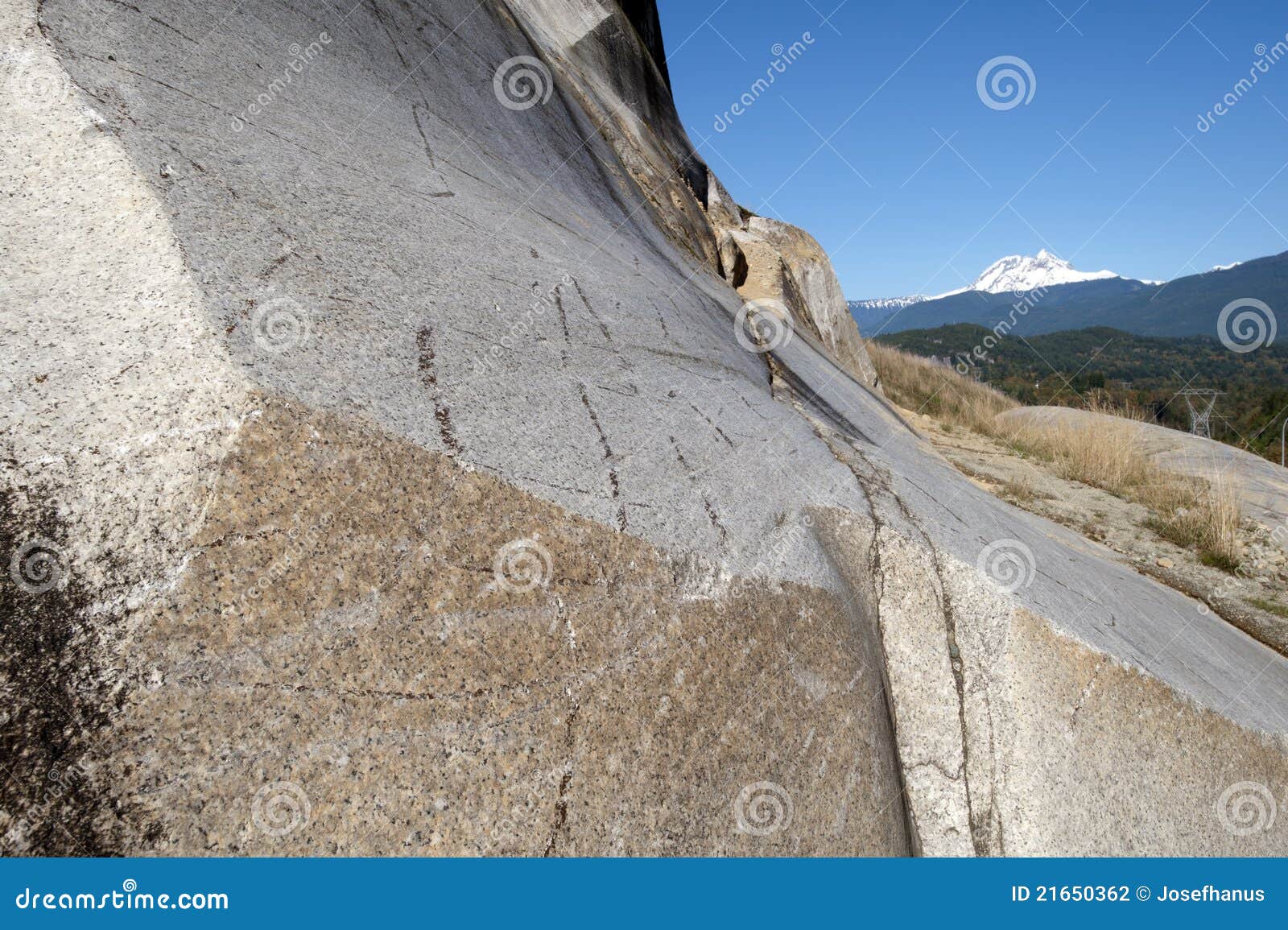 Monolit of the Granite Stone and Mountain Stock Photo - Image of peak ...